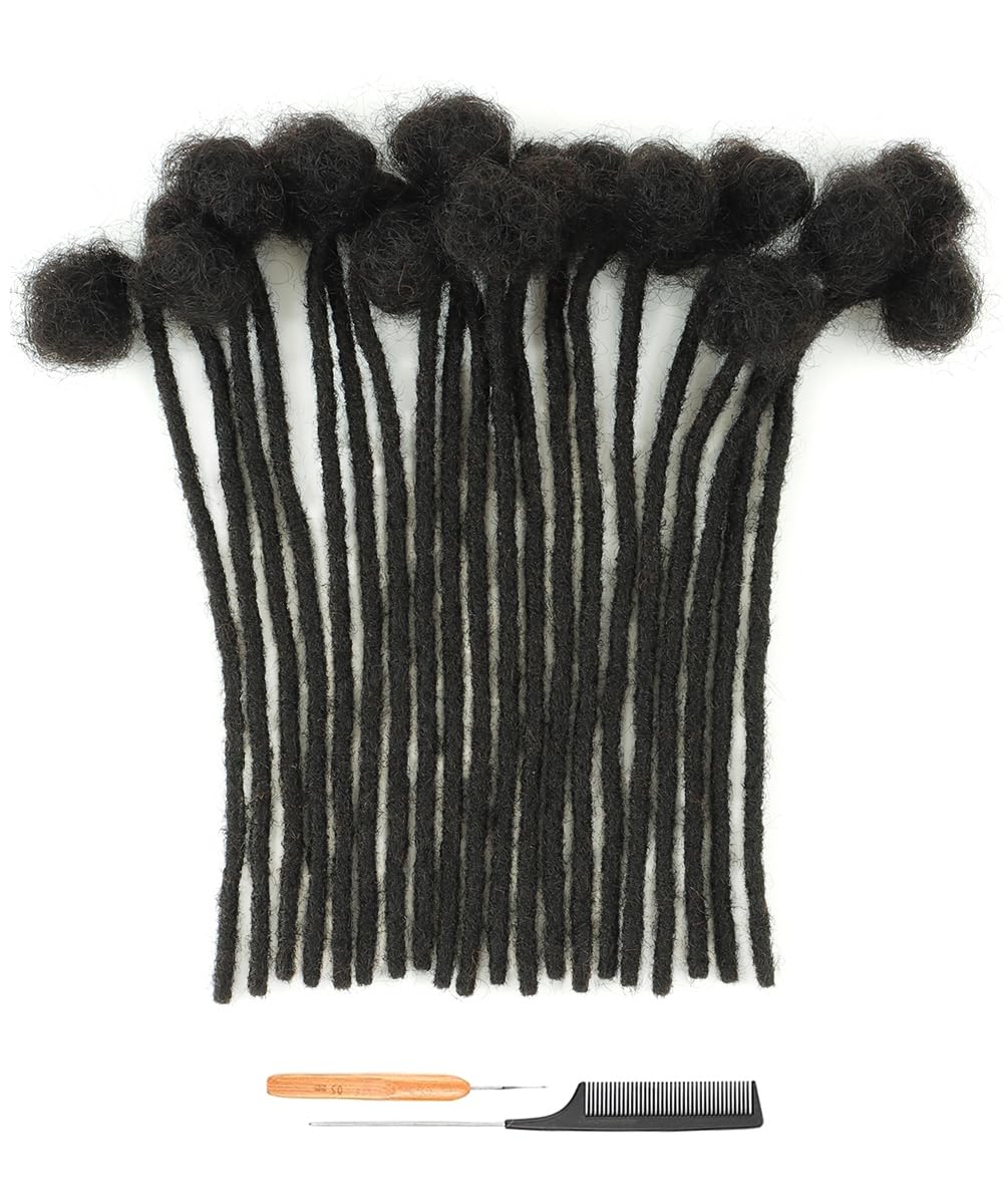 Amazon.com : Cypsin 4inch 30 Strands 100% Human Hair Dreadlock ...
