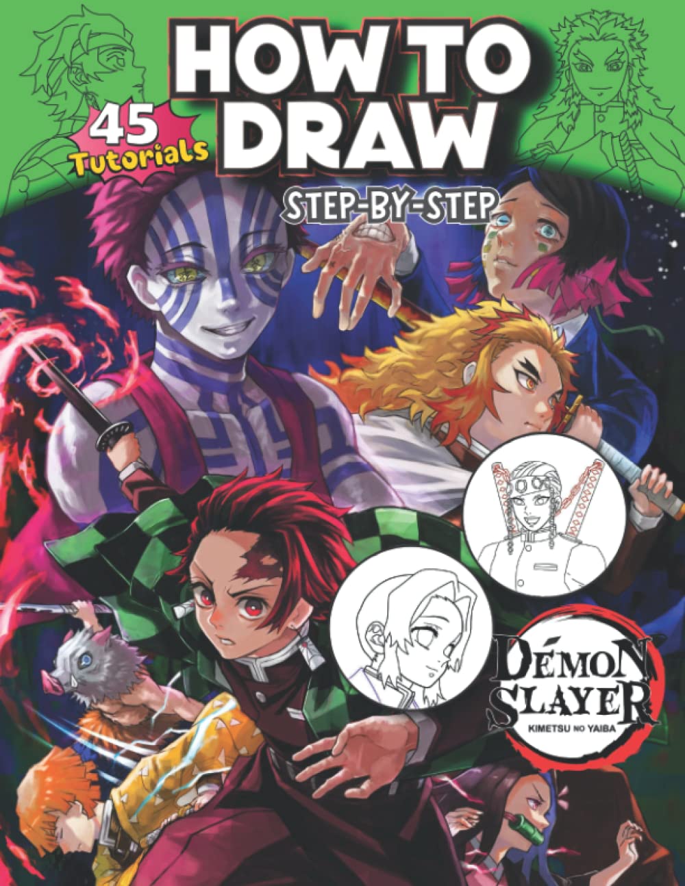 How To Draw Demon Slayer Characters Step By Step New | Desertcart INDIA