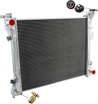 Amazon.com: KUUHLERSAT Aluminum Radiator Replacement For 2008-2019 ...