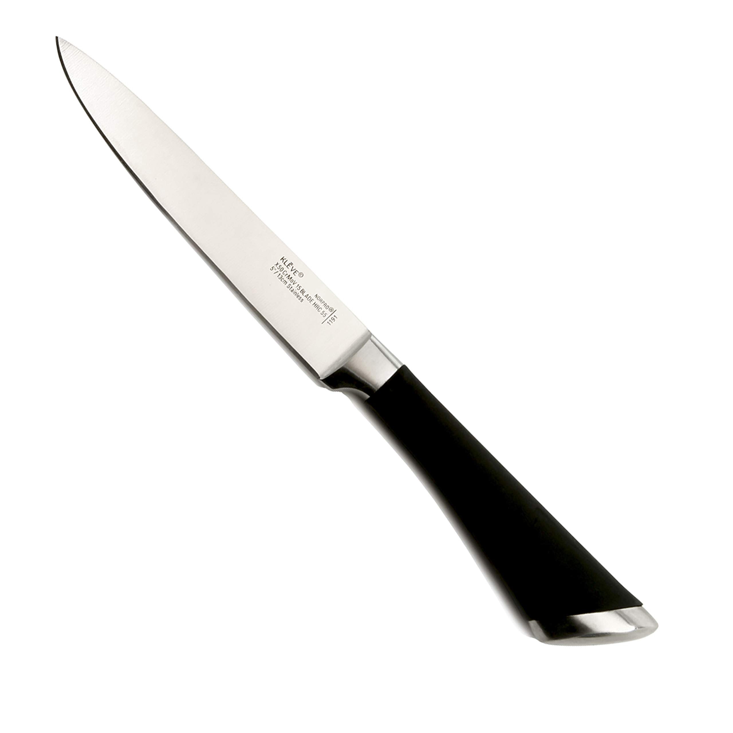 Amazon.com: Norpro KLEVE Stainless Steel 5-Inch Utility Knife: Kitchen ...