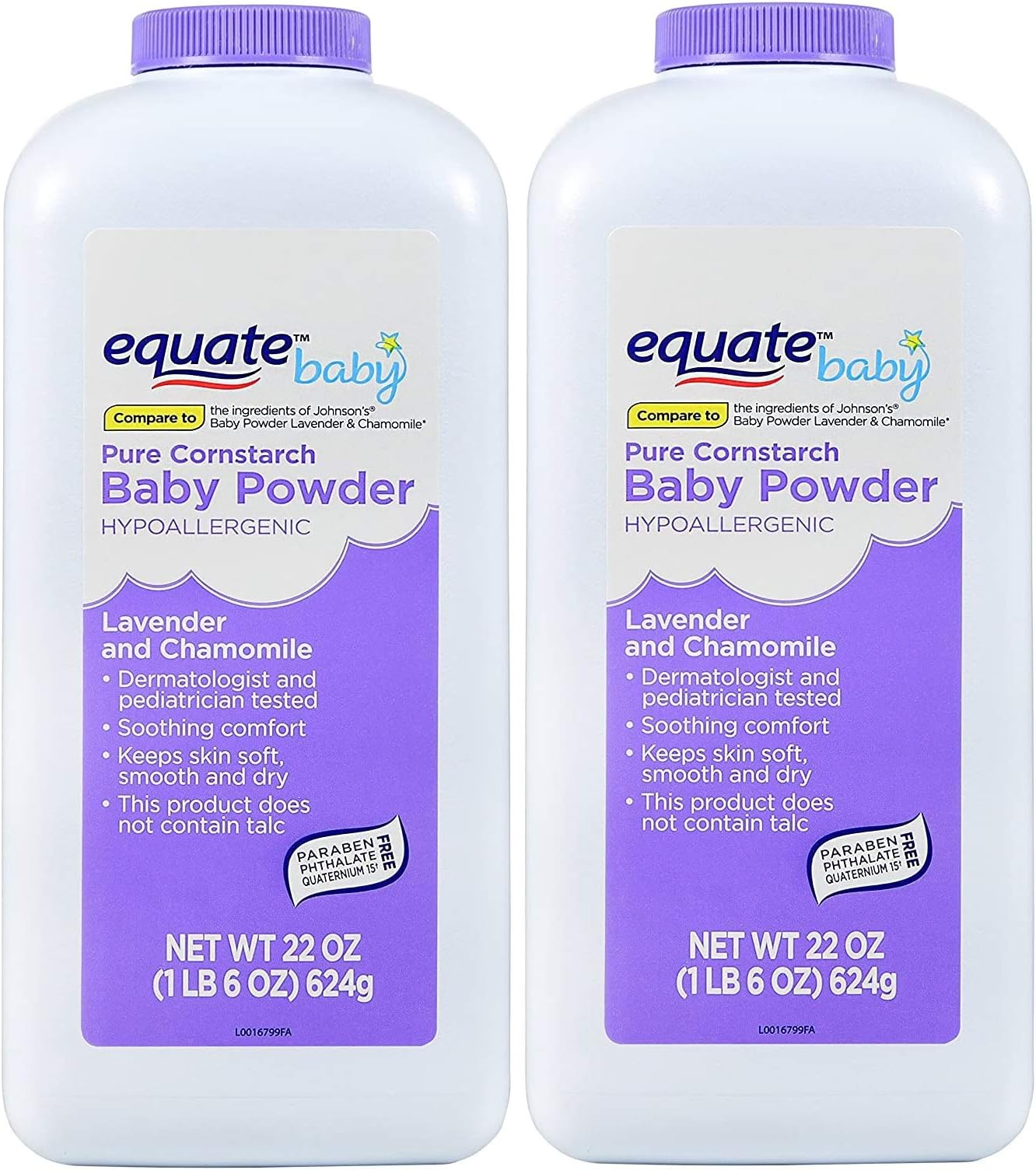 Amazon.com: Leader Cornstarch Baby Powder, Baby Fresh, 15oz Each : Baby