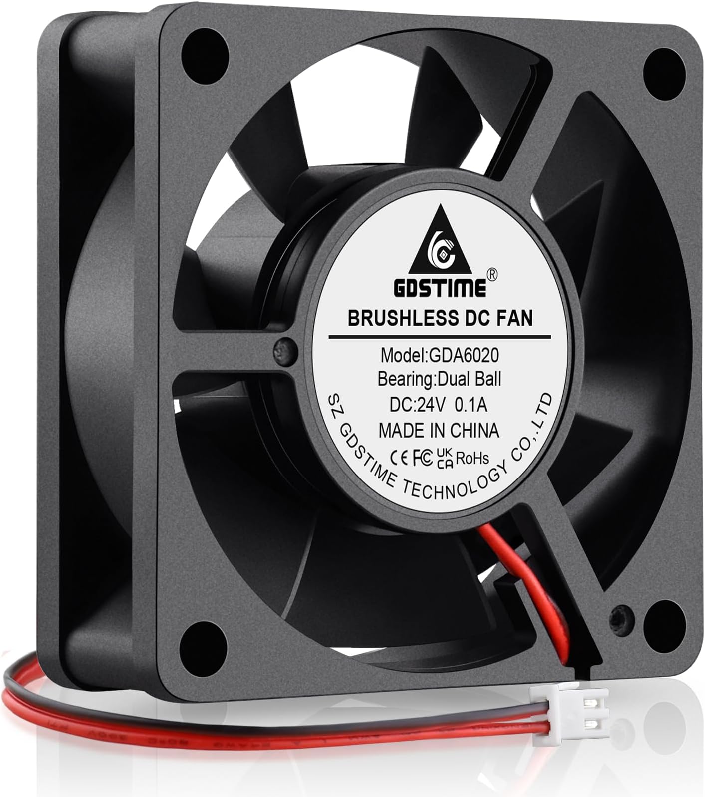 Amazon.com: GDSTIME 4010 12V Blower Fan 40mm x 10mm 3D Printer Fan ...