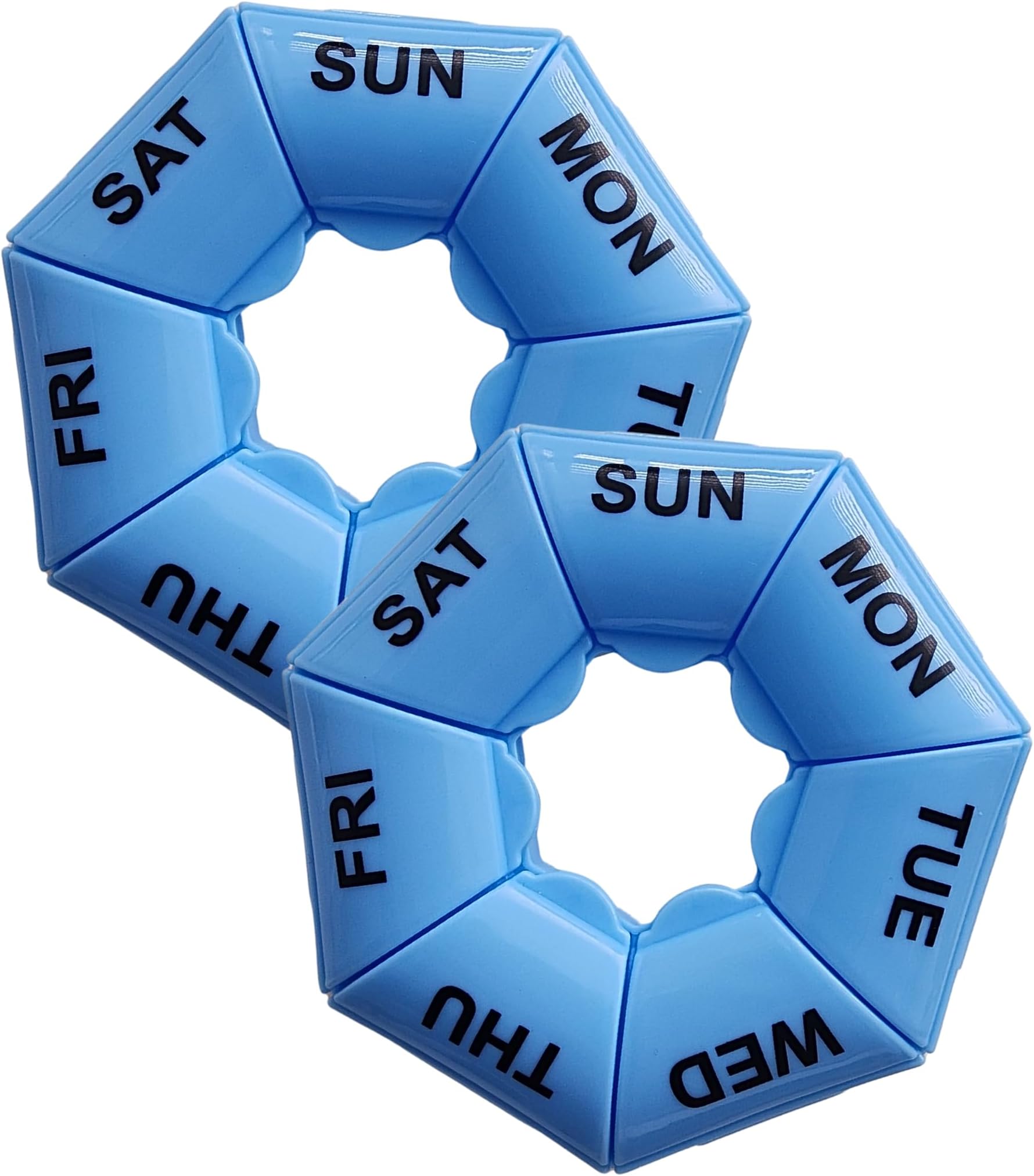 Amazon.com: EZY DOSE Weekly Pill Organizer and Planner, Travel Pill ...