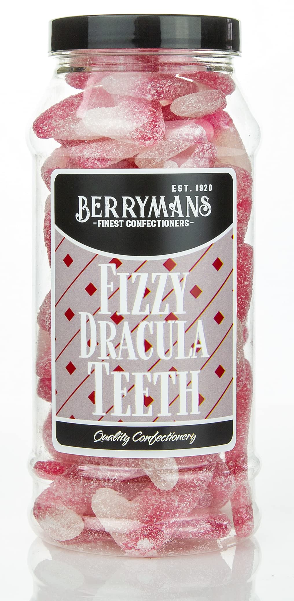 Original Fizzy Jelly Dracula Vampire Teeth Fangs Vegan Retro Sweets ...
