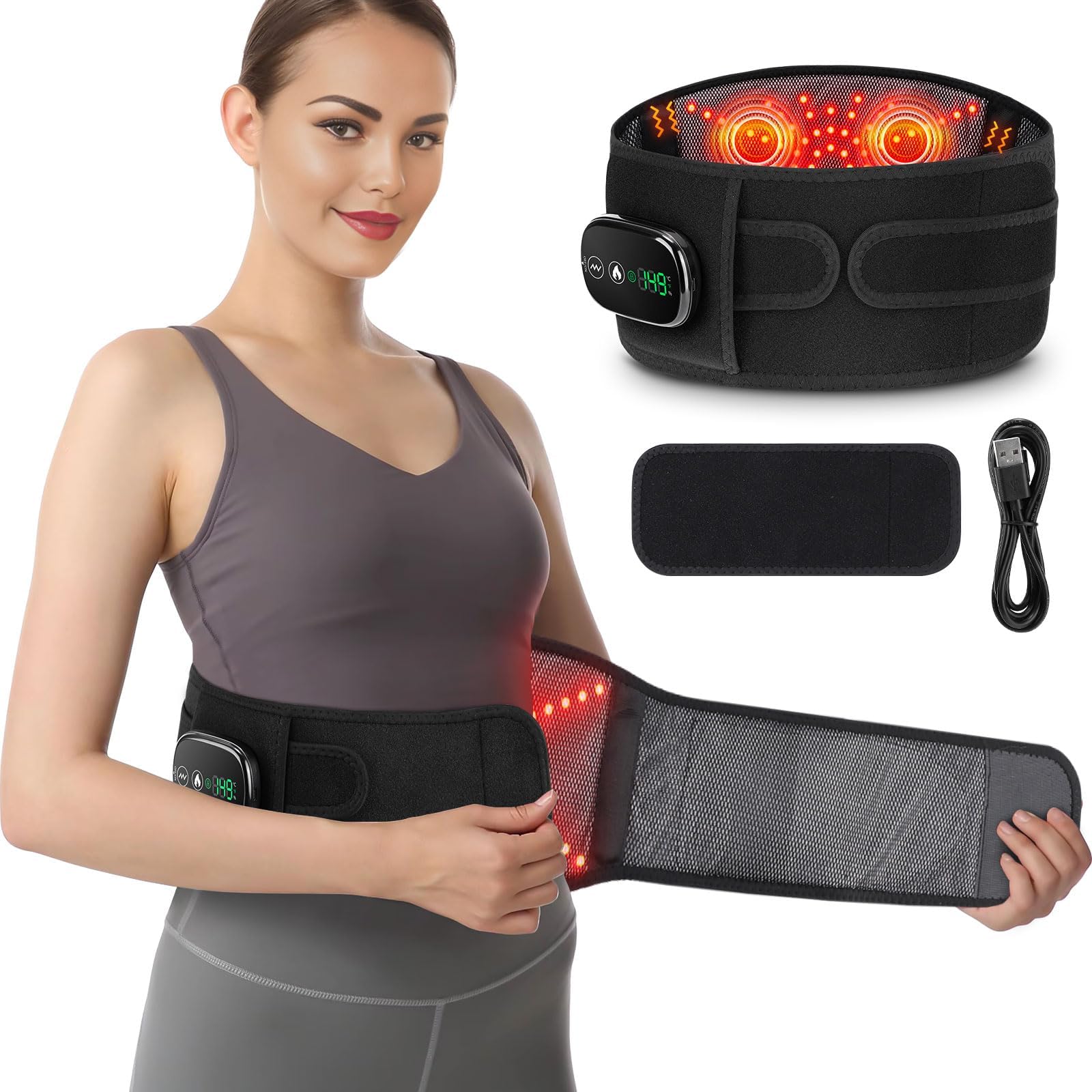 Amazon.com: Electric Heating Pad for Back, FSA HSA Eligible, XL ...