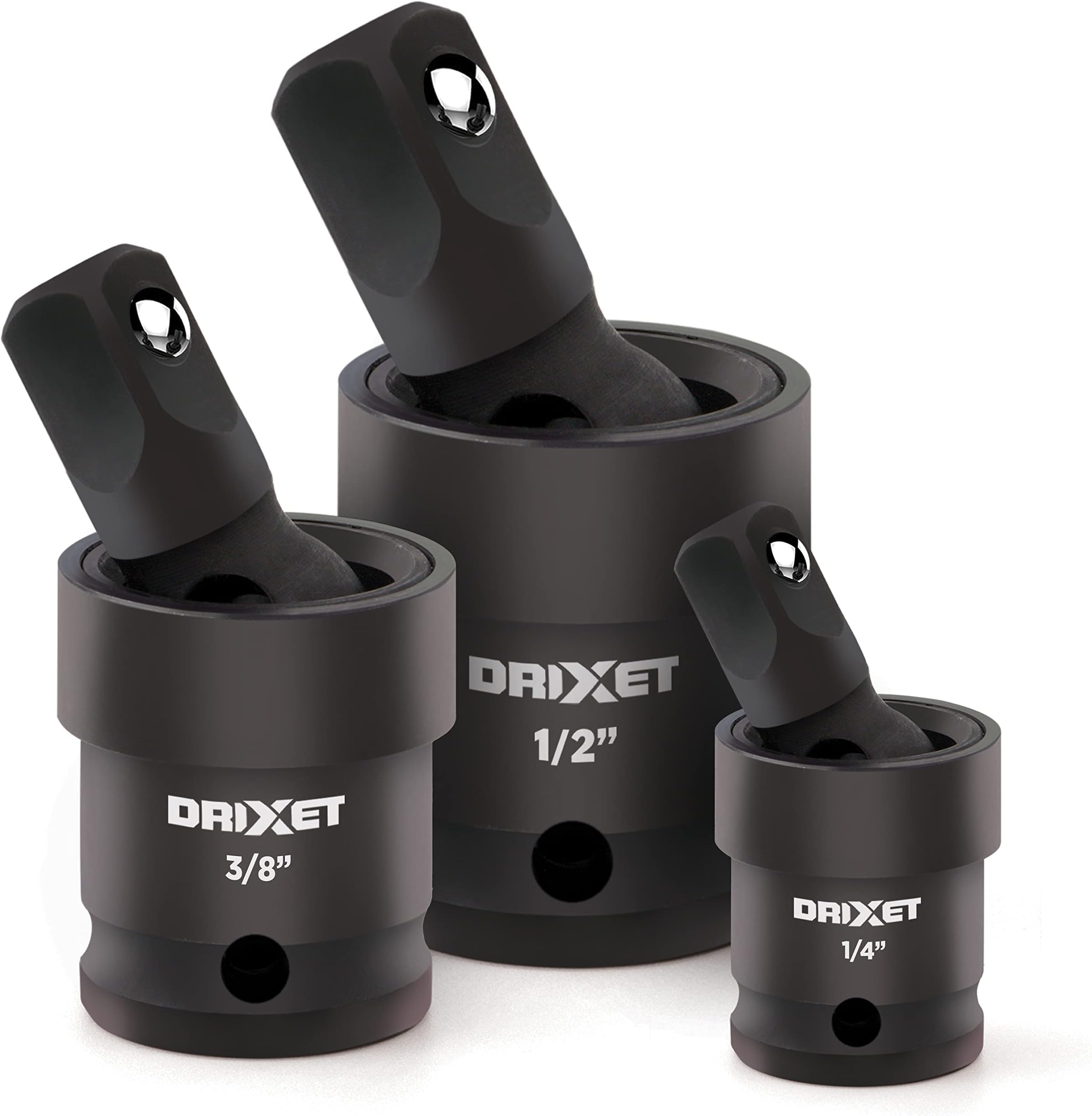 Impact Swivel Socket Set - 1/2, 3/8, and 1/4 Swivel Socket Set ...