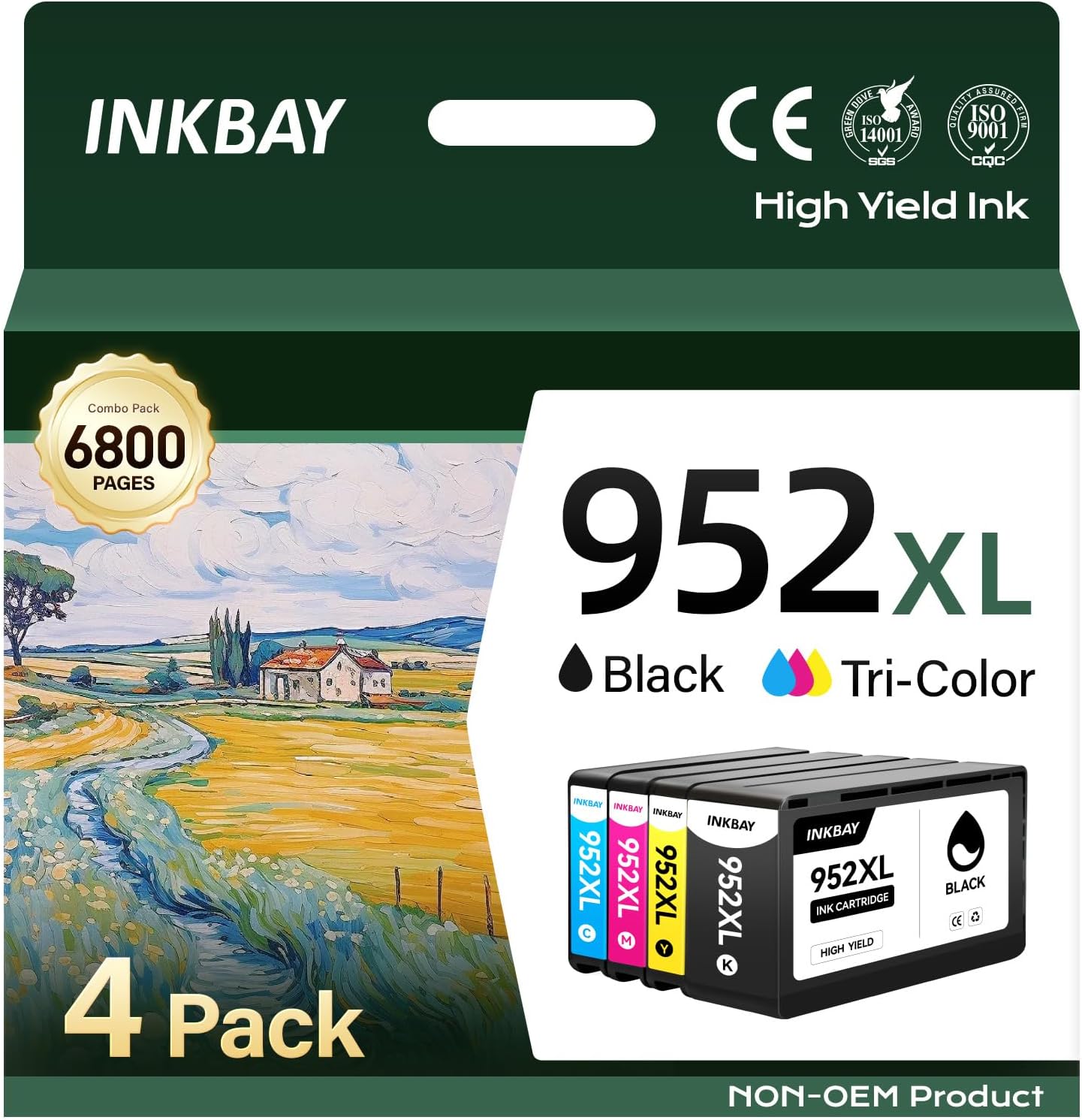 Amazon.com: 952XL Ink Cartridges Combo Pack Latest Upgrade Replacement ...