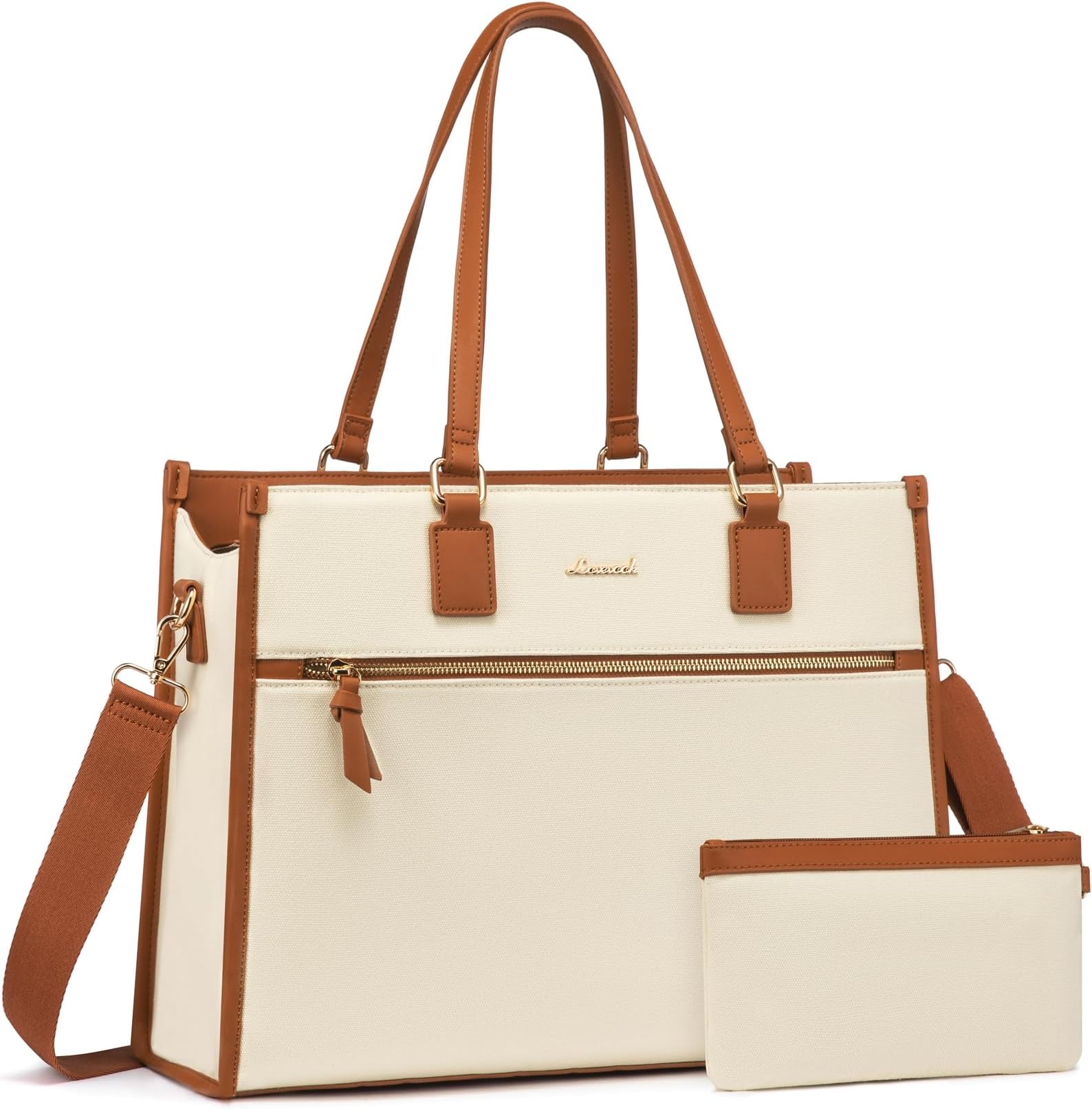 Amazon.com: LOVEVOOK Laptop Bag for Women 15.6 inch Work Bags for Women ...