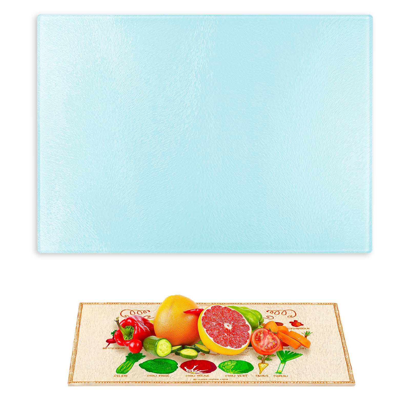 Amazon.com: 11"x7.87" Sublimation Glass Cutting Board Blanks, Heat ...