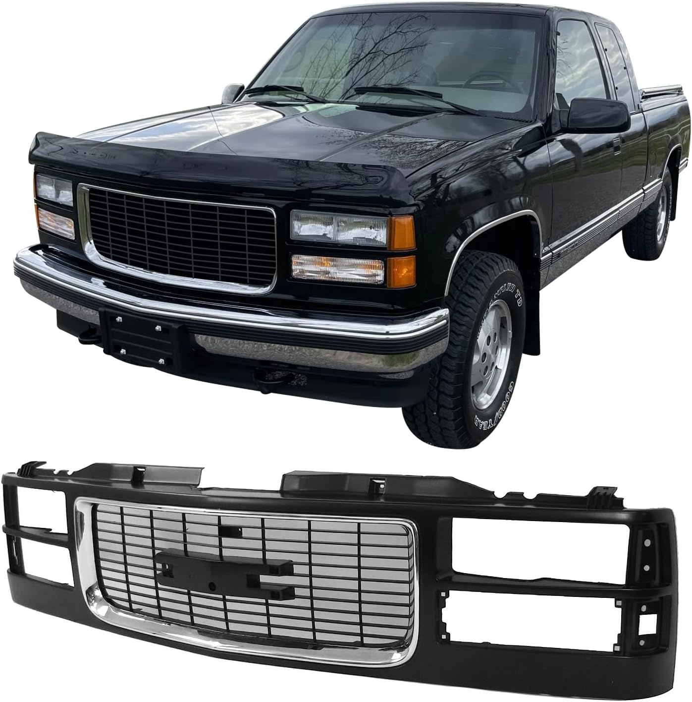 Amazon.com: CROSS PIONEER Grille assy Compatible With 1994-1999 Yukon ...
