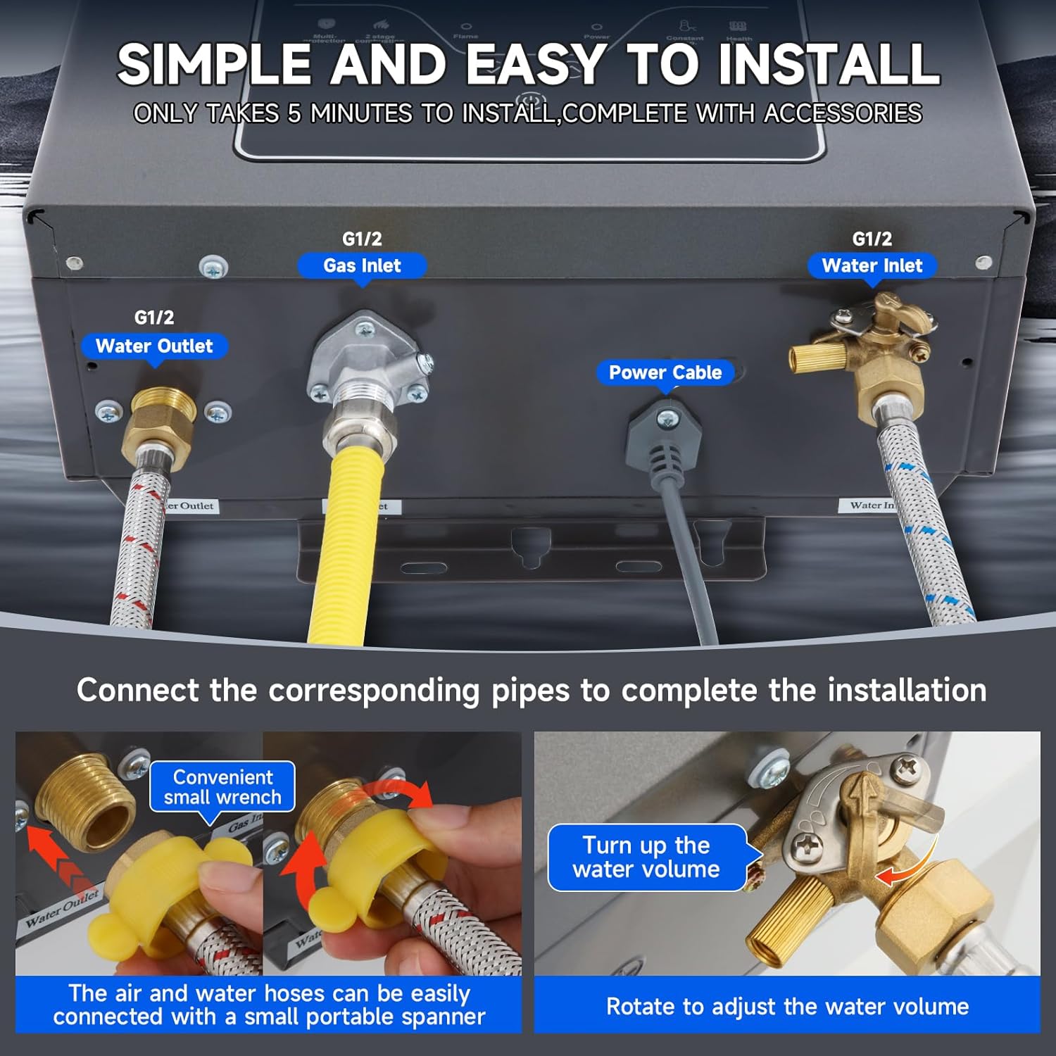 VELPAX Natural Gas Tankless Water Heater User Manual