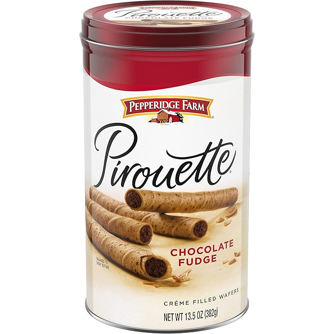 Amazon.com: Pepperidge Farm Pirouette Cookies, Chocolate Fudge Créme ...