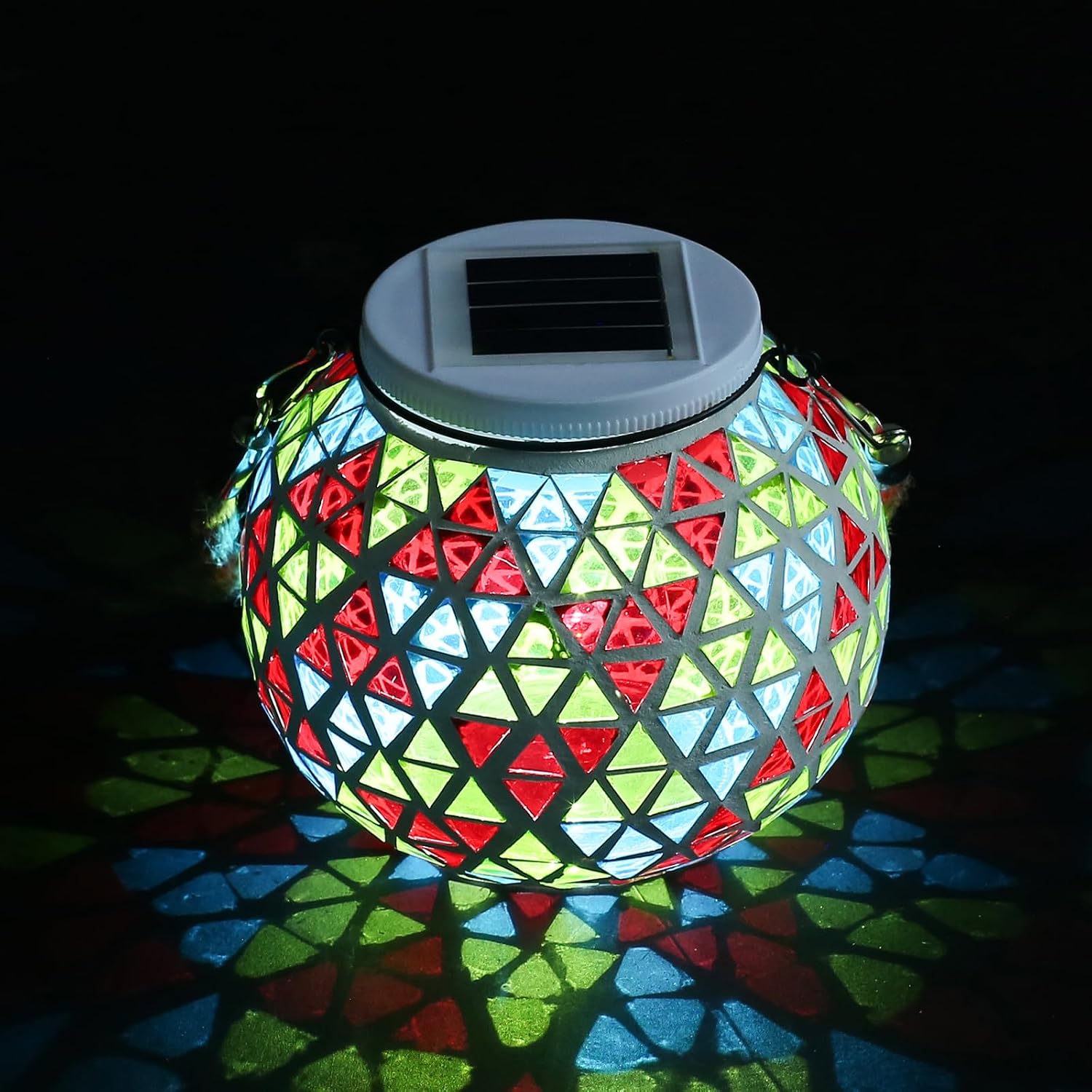 Amazon.com: Suanti Solar Lights Outdoor Waterproof Lanterns Decorative ...