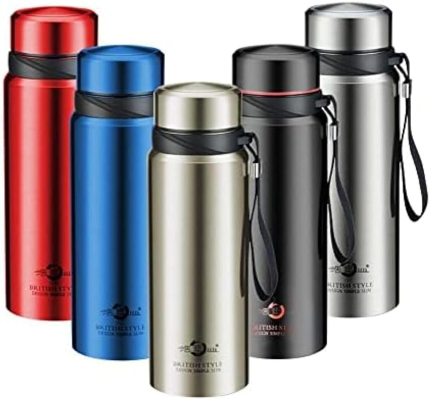 Amazon | 水筒 大容量 魔法瓶 1800ml 真空断熱 保冷 保温 スポーツボトル 漏れ防止 直飲み 304ステンレスボトル スポーツ飲料対応 水筒カバー付き 男女兼用 ...