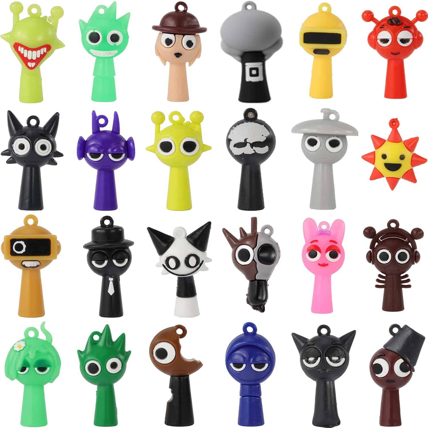 WMP® Sprunky Action Figures Mystery Box, Sprunky Mystery Box, 24PCS ...