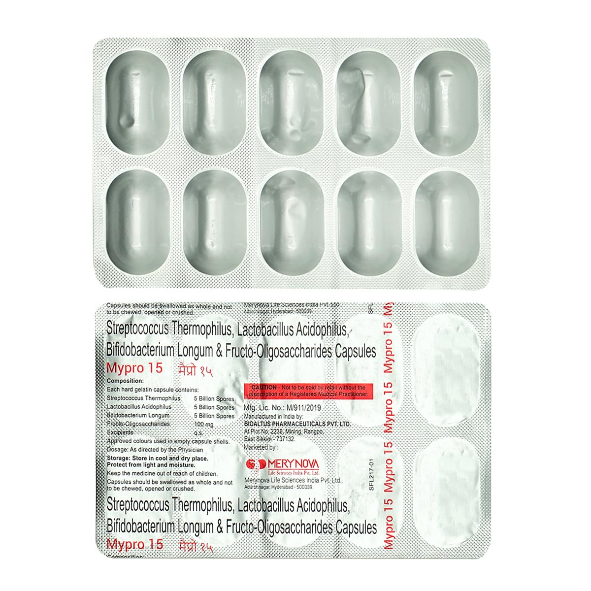 Mypro 15 - Strip of 10 Capsules : Amazon.in