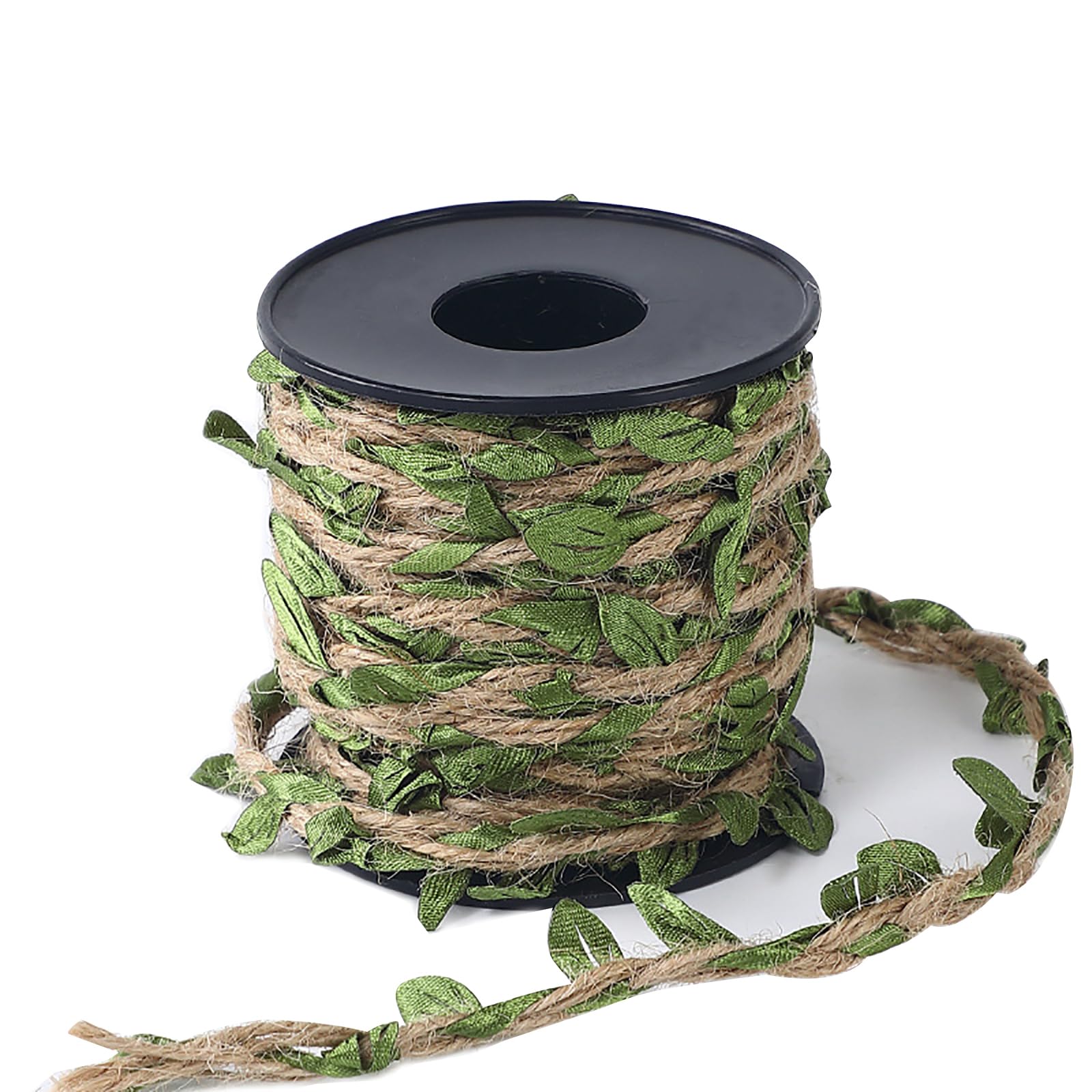 Amazon.com: 33ft Twine with Small Leaves, 3-ply Natural Jute Twine Leaf ...
