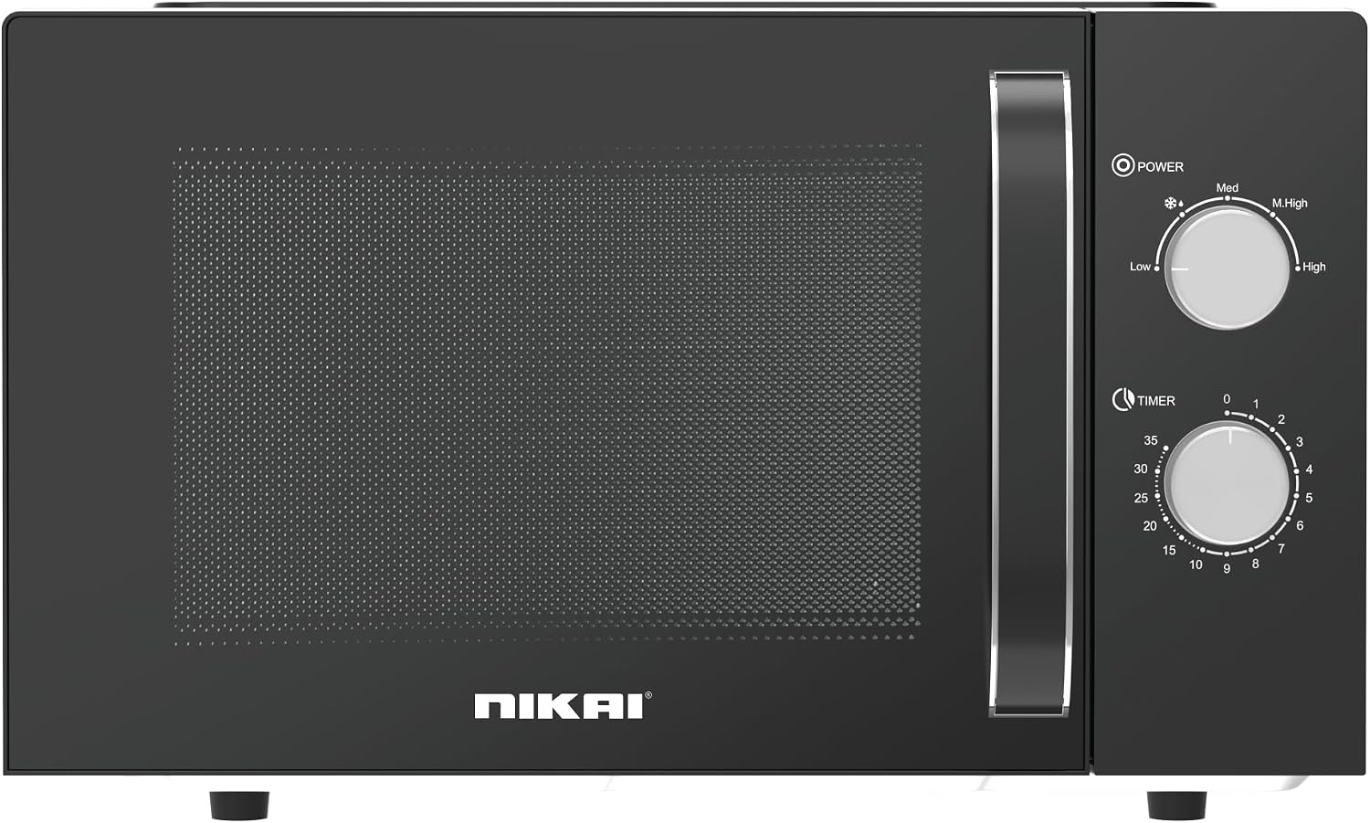 Nikai 30 Liter 900 Watts Microwave Oven, Manual Control, 5 Power level ...