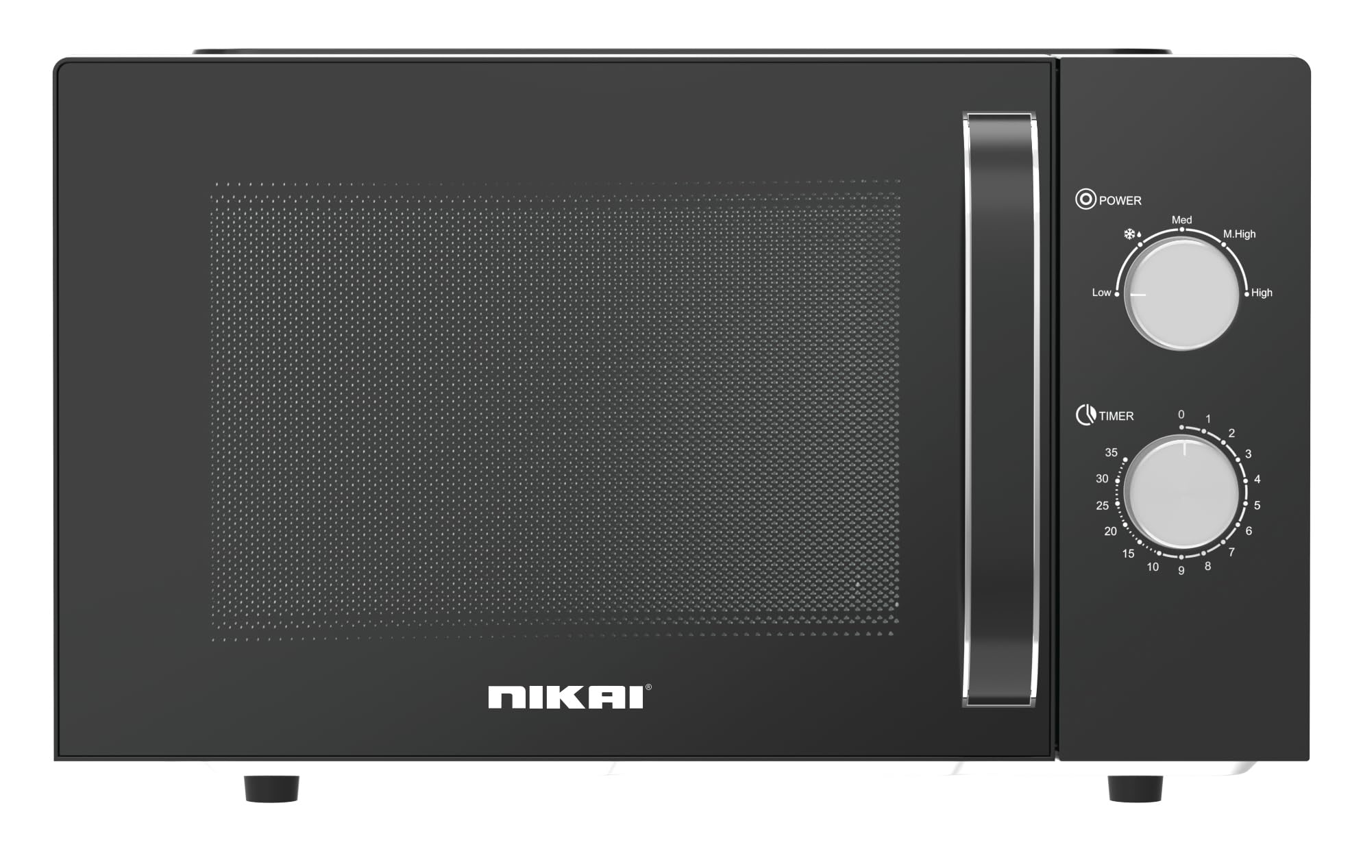 Nikai 30 Liter 900 Watts Microwave Oven, Manual Control, 5 Power level ...