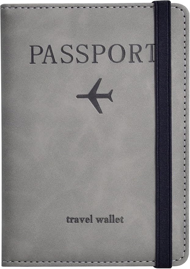 Amazon.com | Passport Holder, Passport Cover with Credit Card Slot and ...