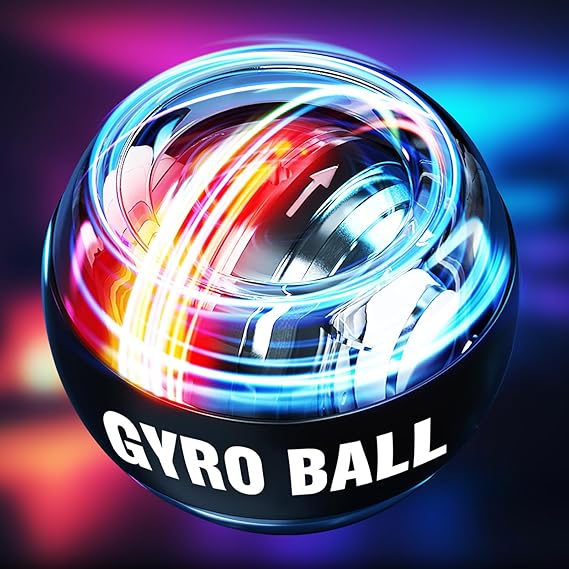 Amazon.com: JJM Wrist Training Ball Gyro Ball, Wrist Enhancement ...