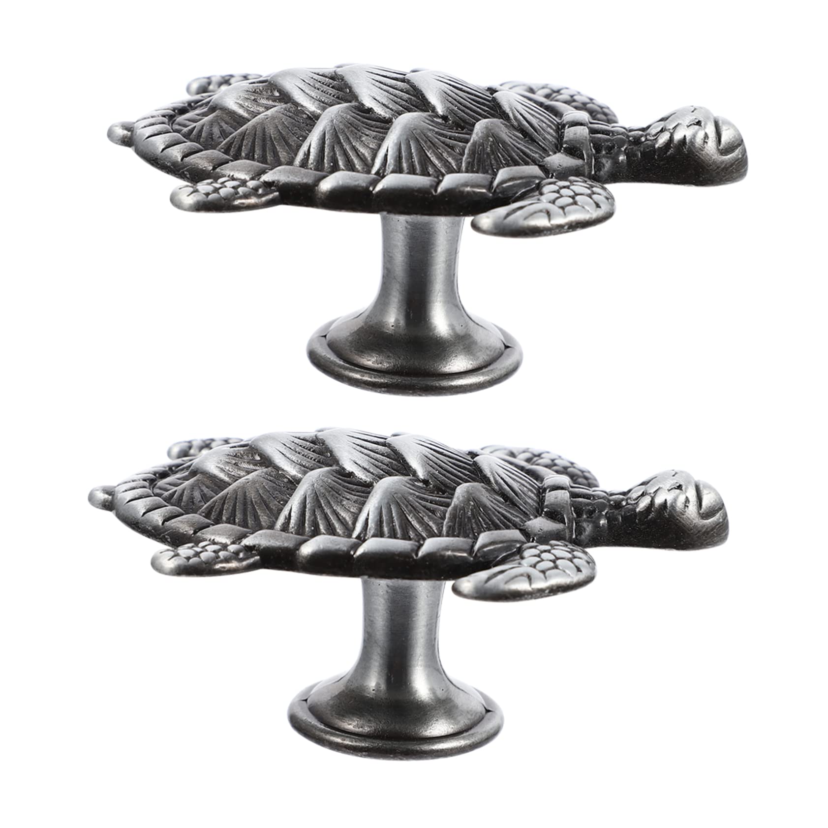 DOITOOL 2pcs Handle Turtle Drawer knobs Turtle knob Ocean Door knob ...