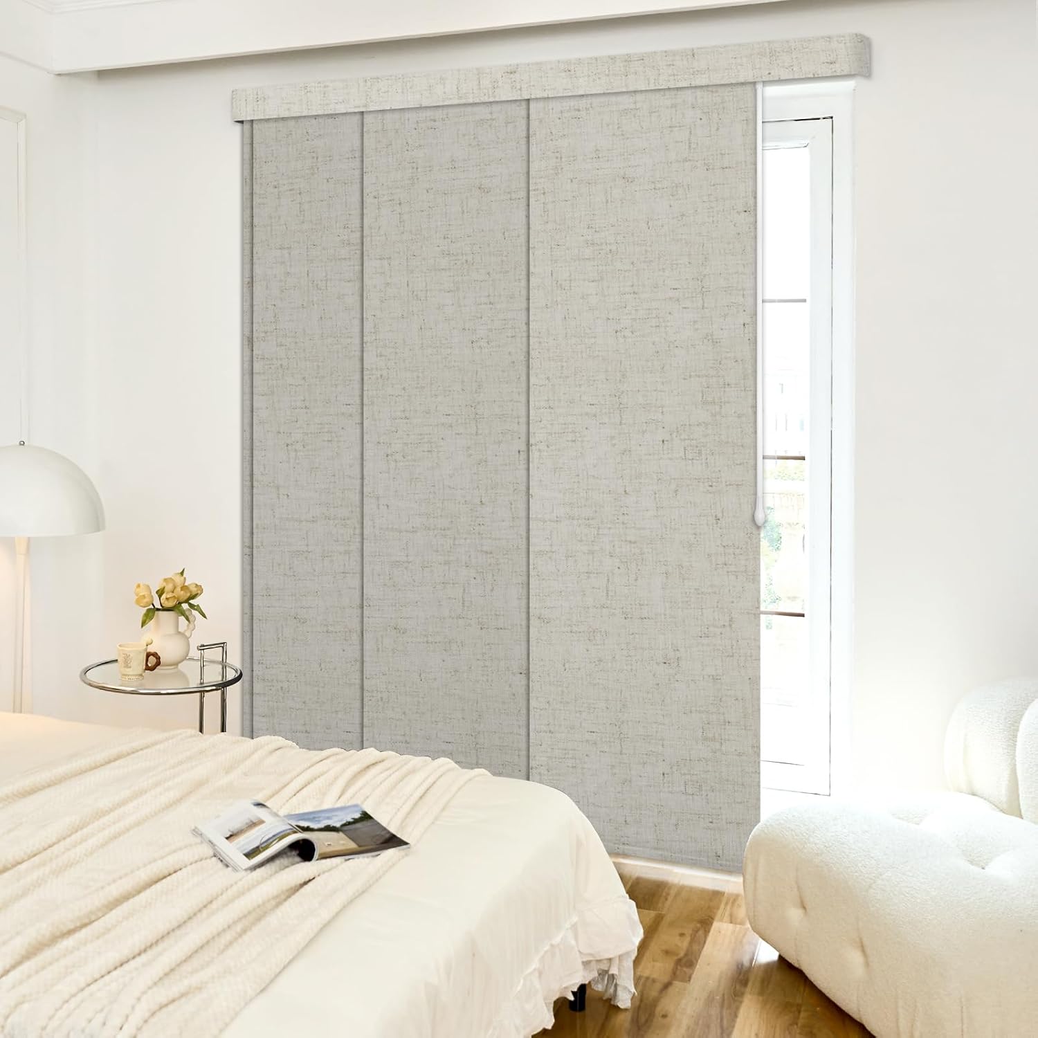 Amazon.com: Heefen Adjustable Panel Track Blinds Blackout Vertical ...