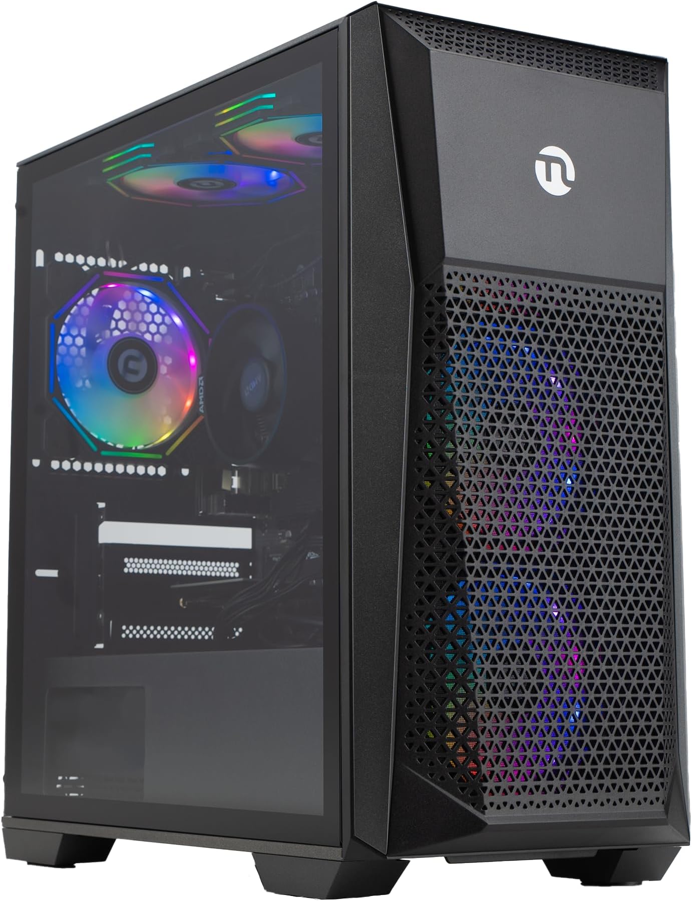 Amazon.com: YAWYORE Gaming PC Desktop Computer AMD Ryzen 5 5600GT,16GB ...