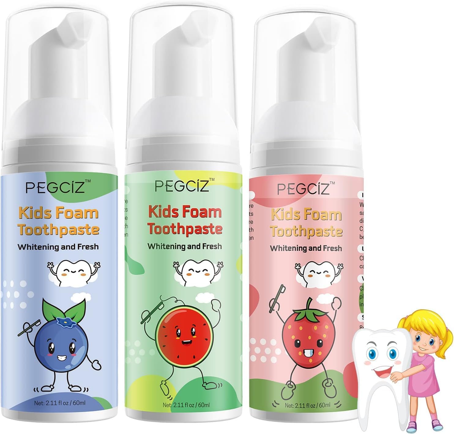 Amazon.com: Foam Toothpaste Kids, Kids Foam Toothpaste, Toddler ...
