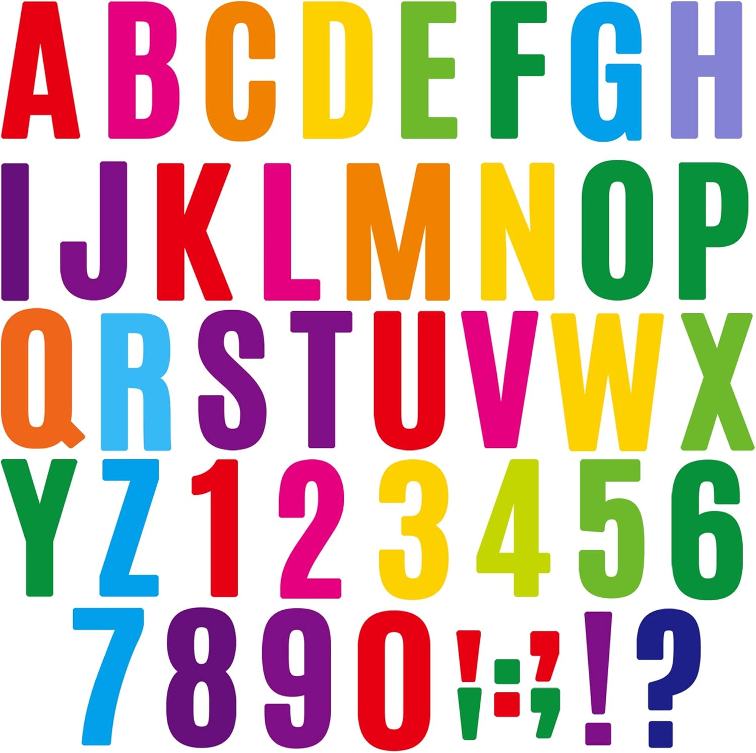 Amazon.com : 468 Pcs 4 Inch Large Bulletin Board Letters for Classroom ...