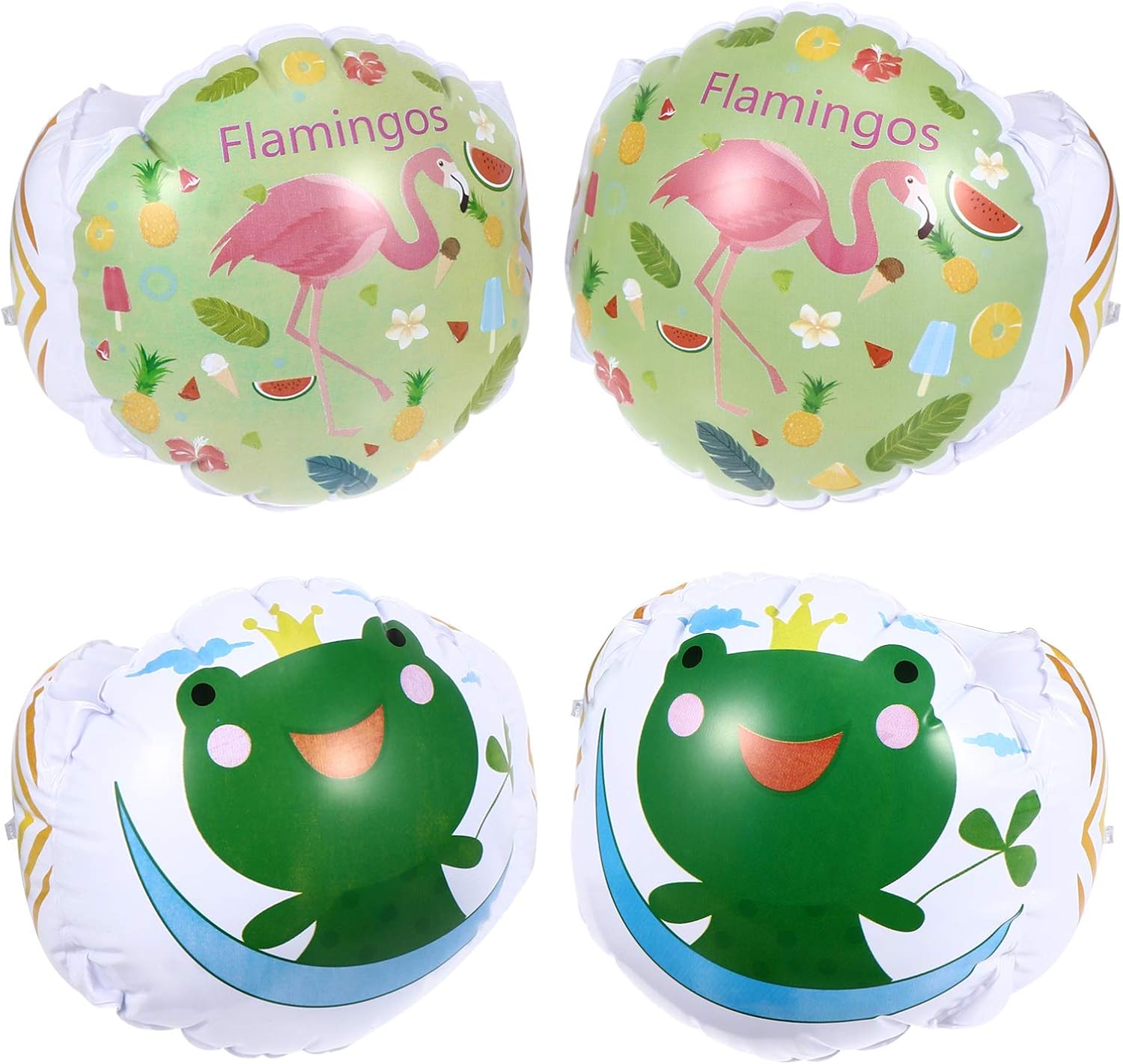 ABOOFAN 2 Pairs Pvc Swimming Arm Float Rings Floaties Inflatable Swim ...