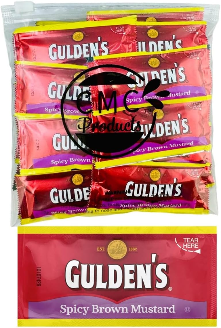 Amazon.com : Grey Poupon Dijon Mustard Packets - .25 oz. (Pack of 50 ...