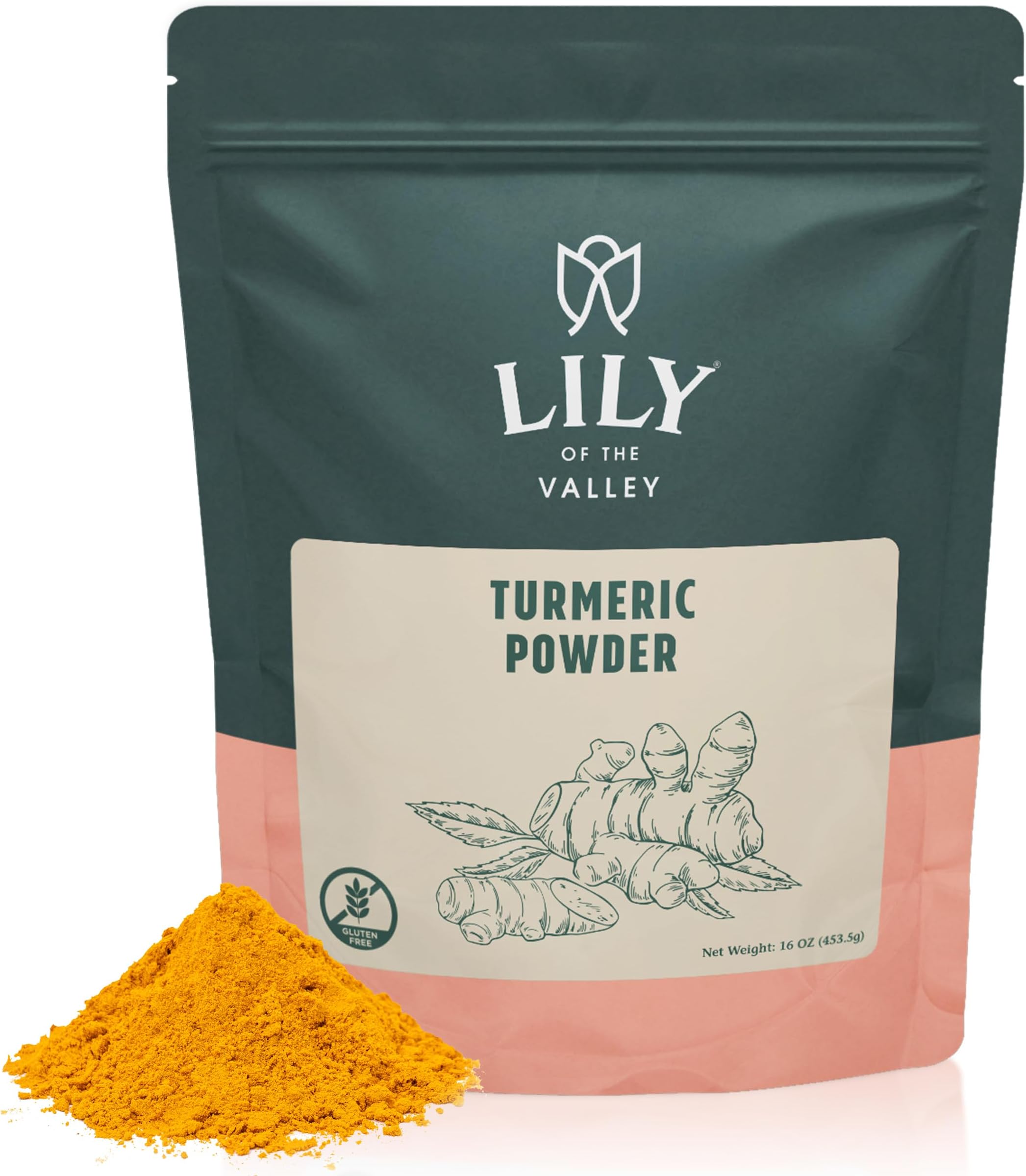 Amazon.com: Lily of the Valley Turmeric Root Powder - Ground Curcumin ...