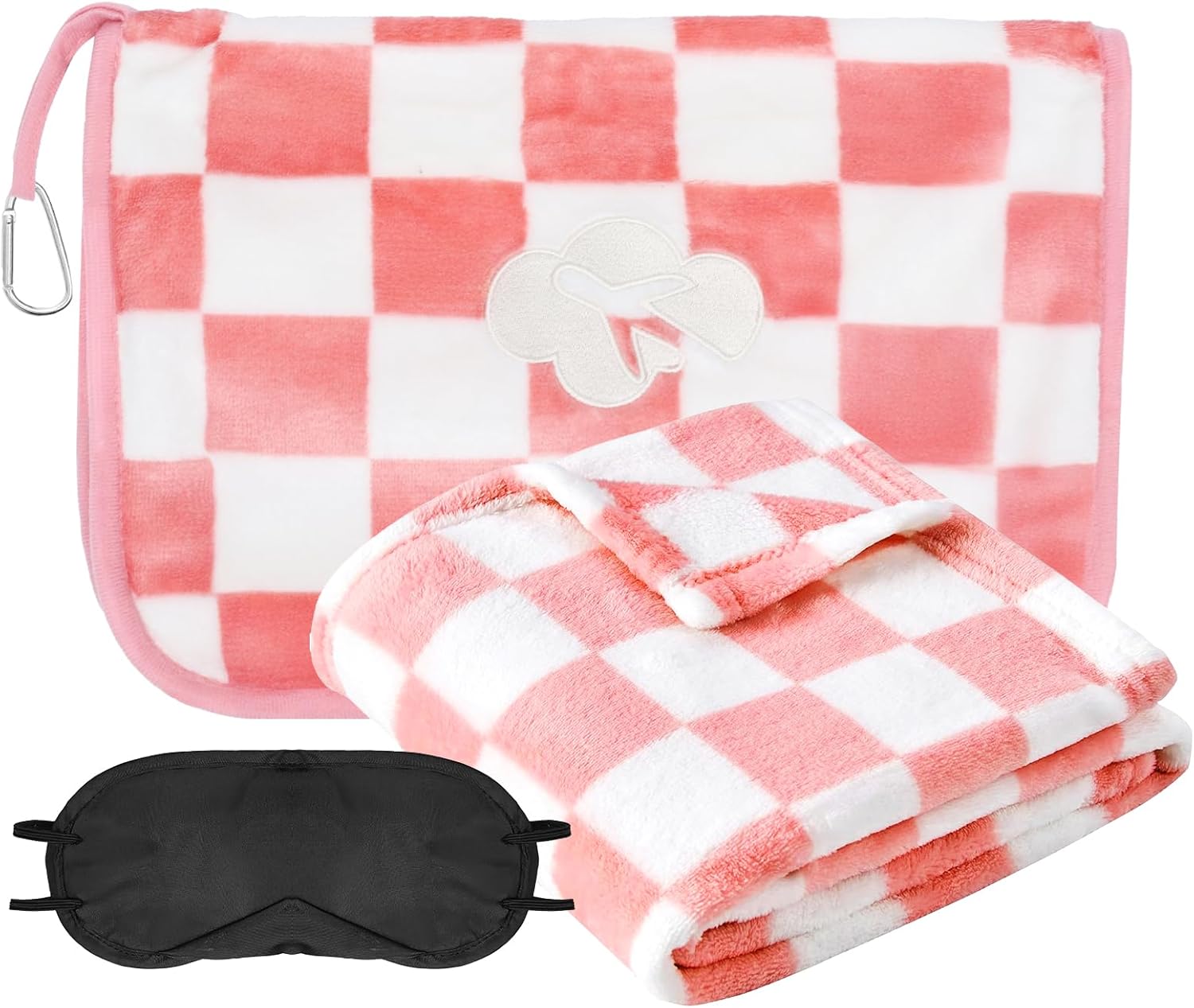 Amazon.com: Travel Blanket and Pillow Compact, Premium Soft 3 in 1 ...