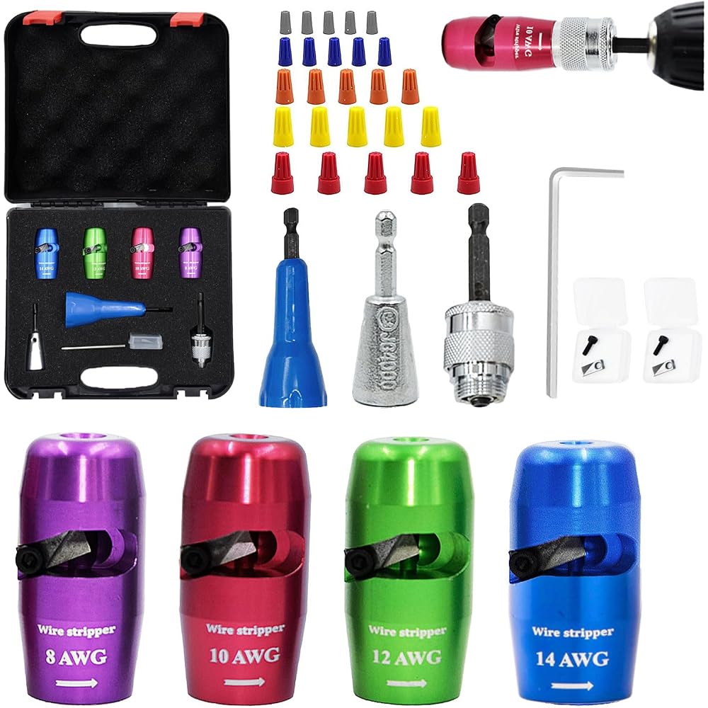 $6/mo - Finance Wire Stripper for Drill, Professional Wire Twister Tool ...
