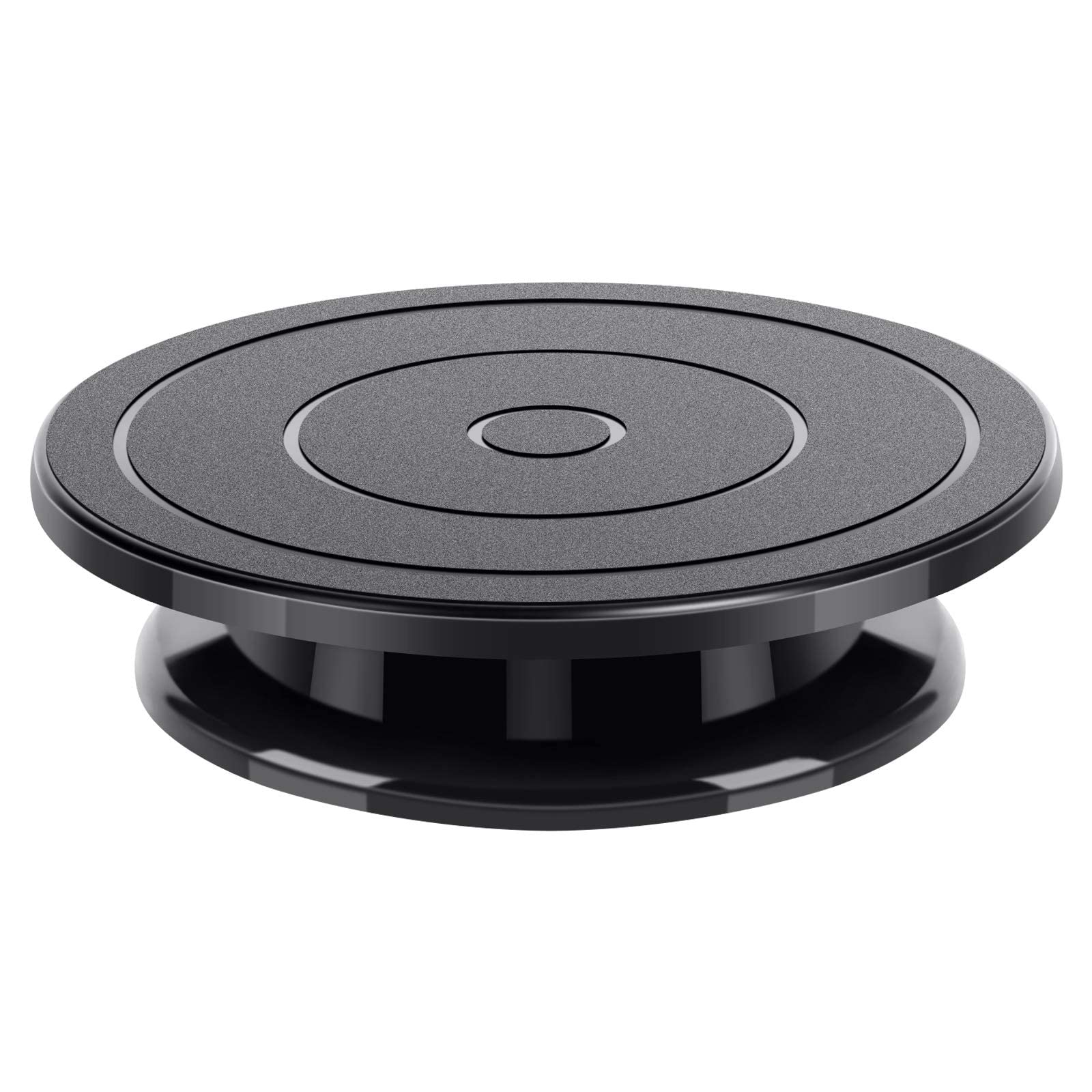 11 Inch Rotate Turntable Sculpting Wheel Black Revolving Cake Turntable ...