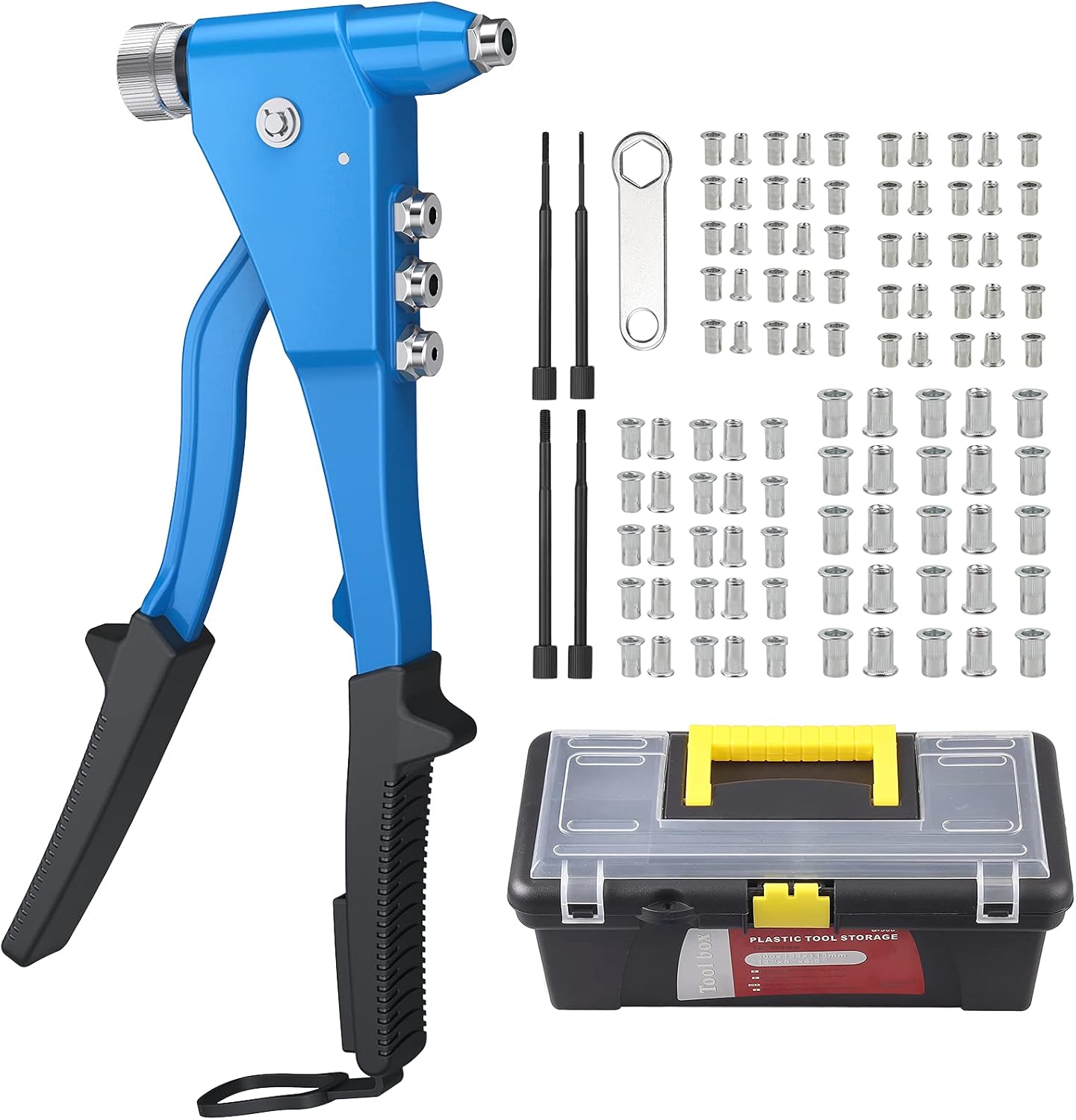 Proster Rivettatrice 10" Kit Rivettatrice per Inserti Filettati con ...