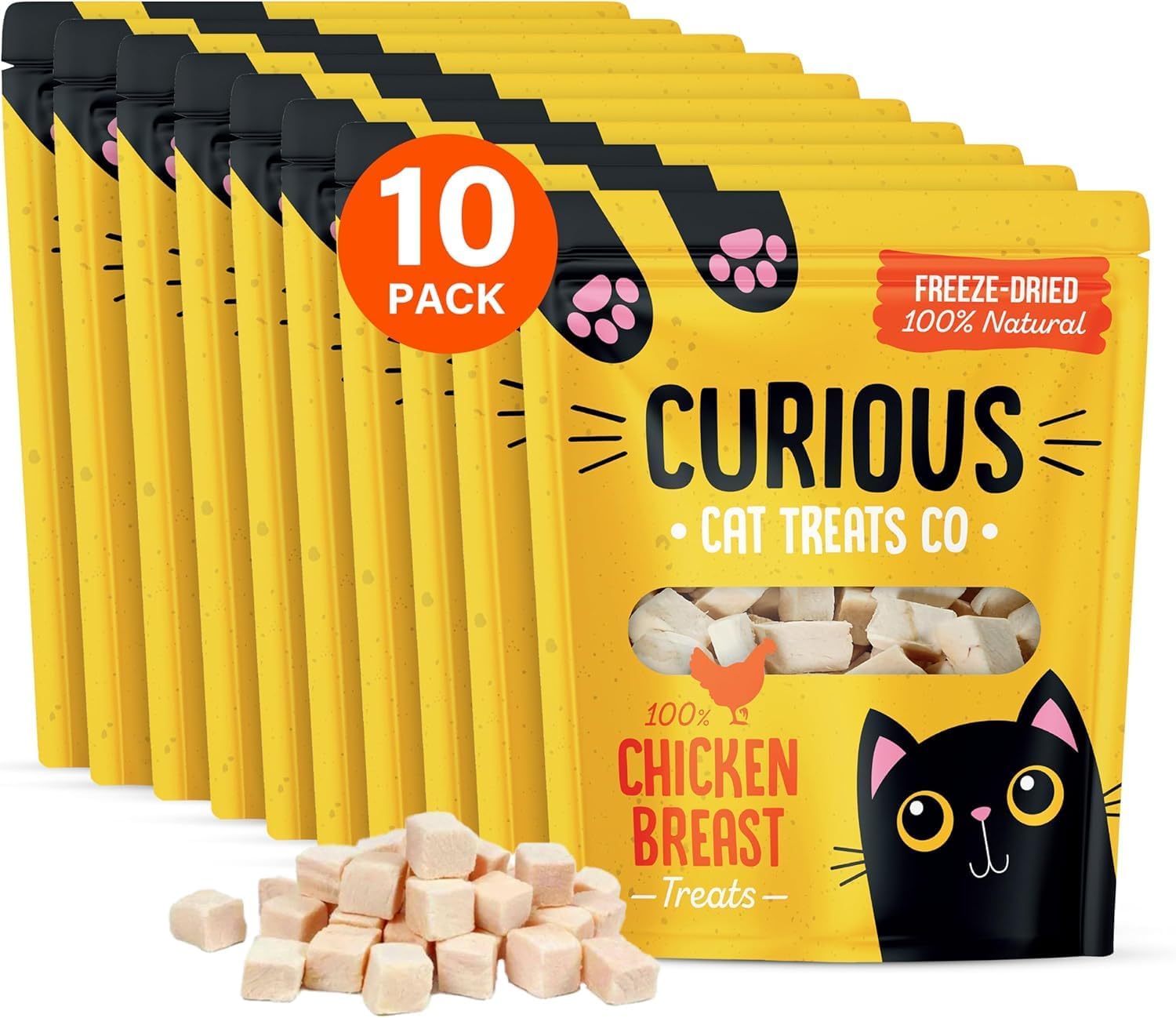 Freeze Dried Chicken Cat Treats 100% Natural Grain Free Fresh Chicken ...