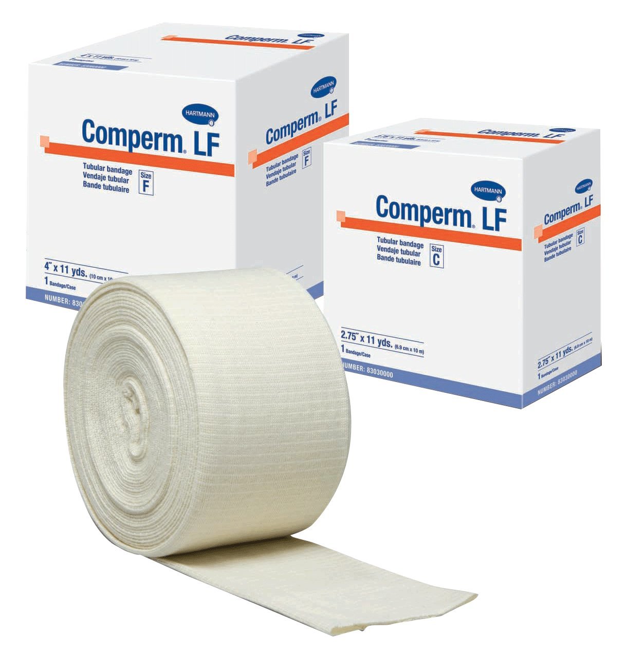Amazon.com: Hartmann 83050000 Comperm Tubular Bandage, Size E, 33 ...