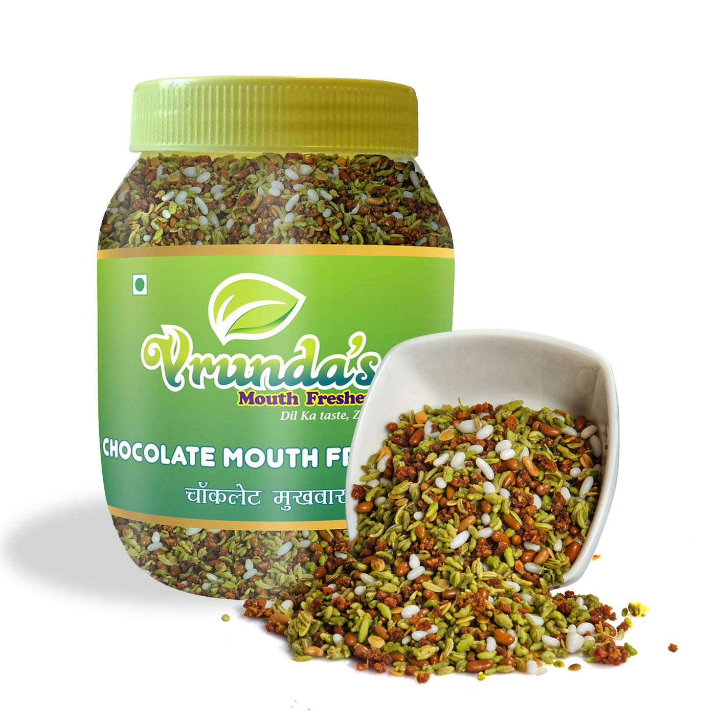 Buy Vrunda's Chocolate Mouth Freshener 500 Gm [Indian Mouthfreshner ...