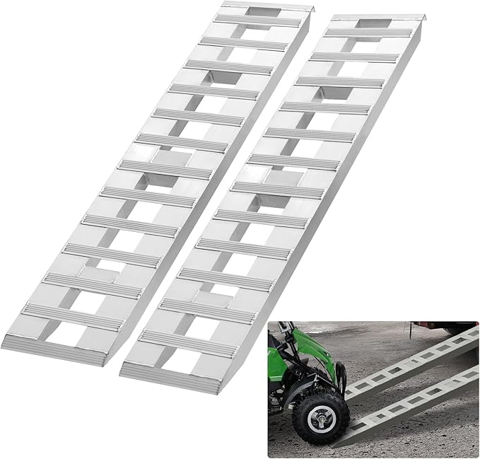 VEVOR 72" x 15" Aluminum Ramps, 6000 LBS Capacity Loading Ramps for ...