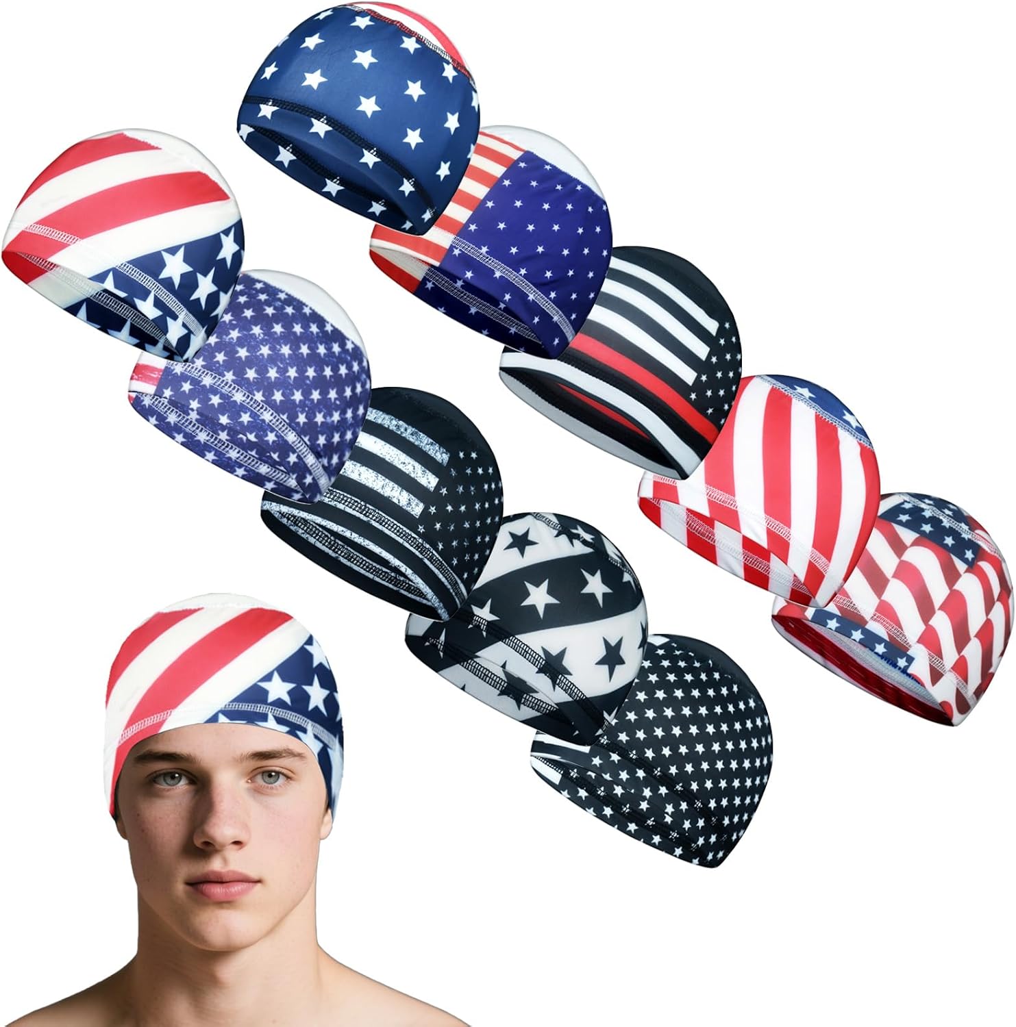 10 Pcs Cooling Skull Caps for Men Cap Welding Helmet Liner Sweat ...