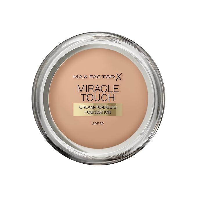Amazon.com : Max Factor Miracle Touch Skin Perfecting Foundation Spf30 ...