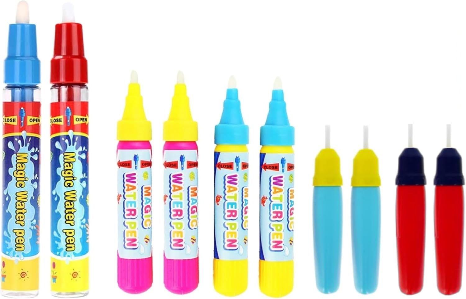 Rangebow Water Doodle Pens Magic Water Replacement Pens for All Aqua ...