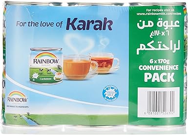 Rainbow Cardamom Evaporated Milk 6 x 170g : Amazon.ae: Grocery