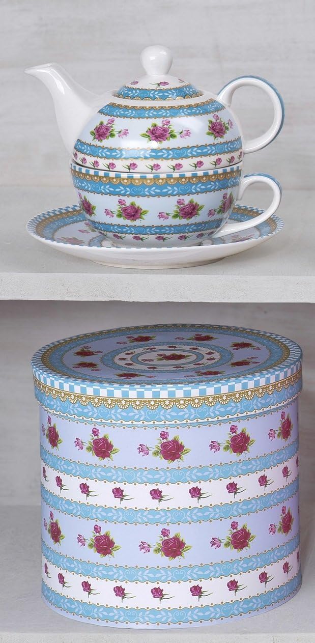 Tea For One Blue Rose : Amazon.co.uk: Home & Kitchen