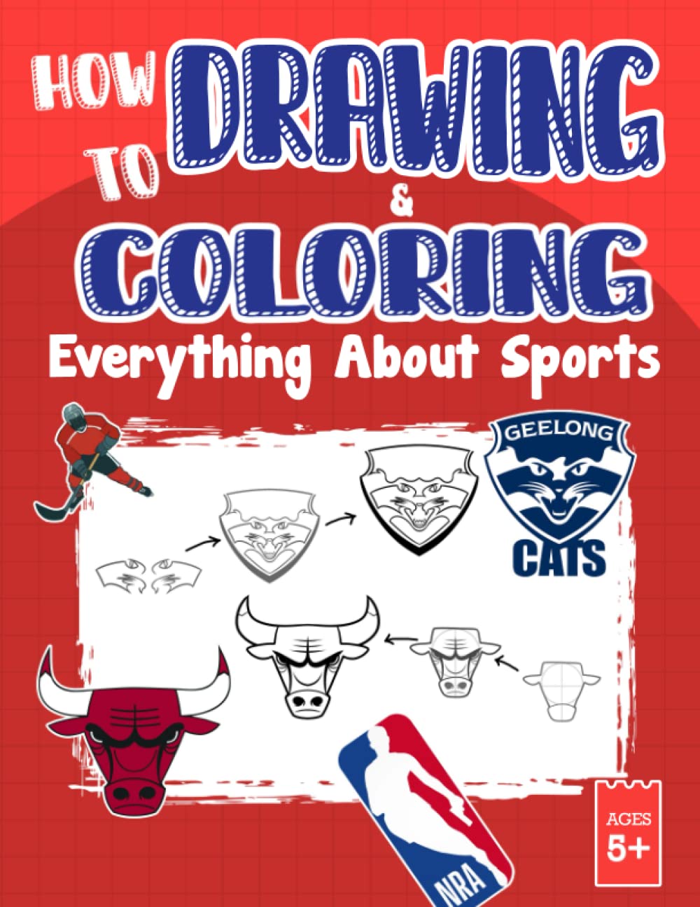 Buy How To Drawing And Coloring Everything About Sports: Cute & Easy ...