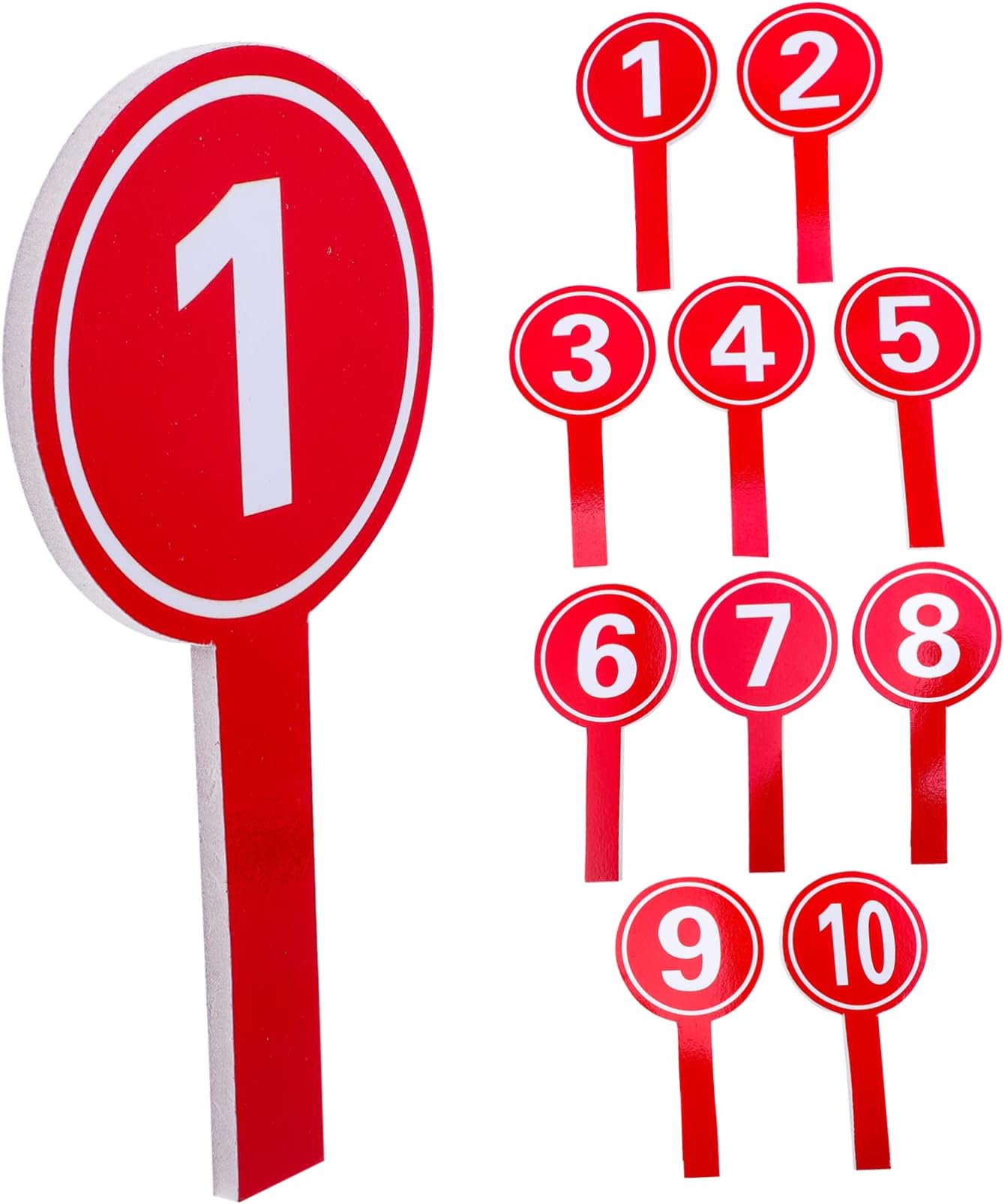 Amazon.com: TEHAUX 10pcs Number Score Paddle, Foam Answer Paddles Quick ...