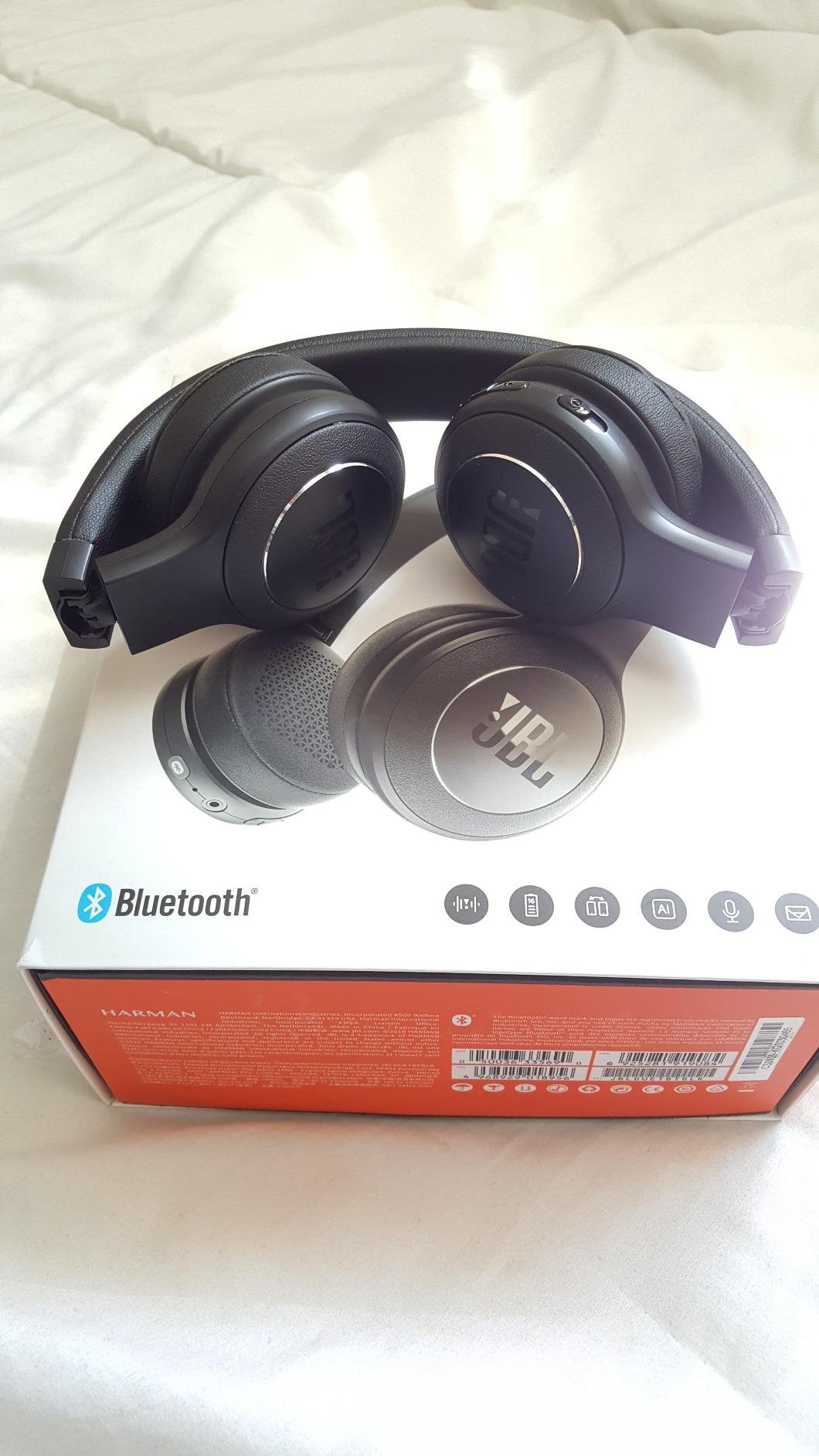 JBL Duet Bluetooth Wireless On-Ear Headphones - Black : Amazon.co.uk ...
