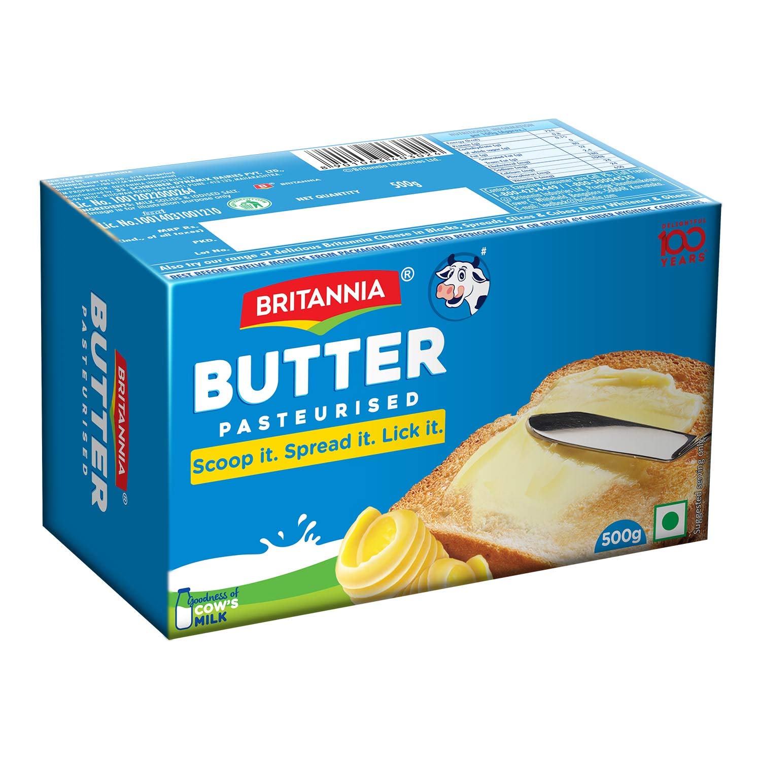 Britannia Butter Block, 500 g : Amazon.in: Grocery & Gourmet Foods